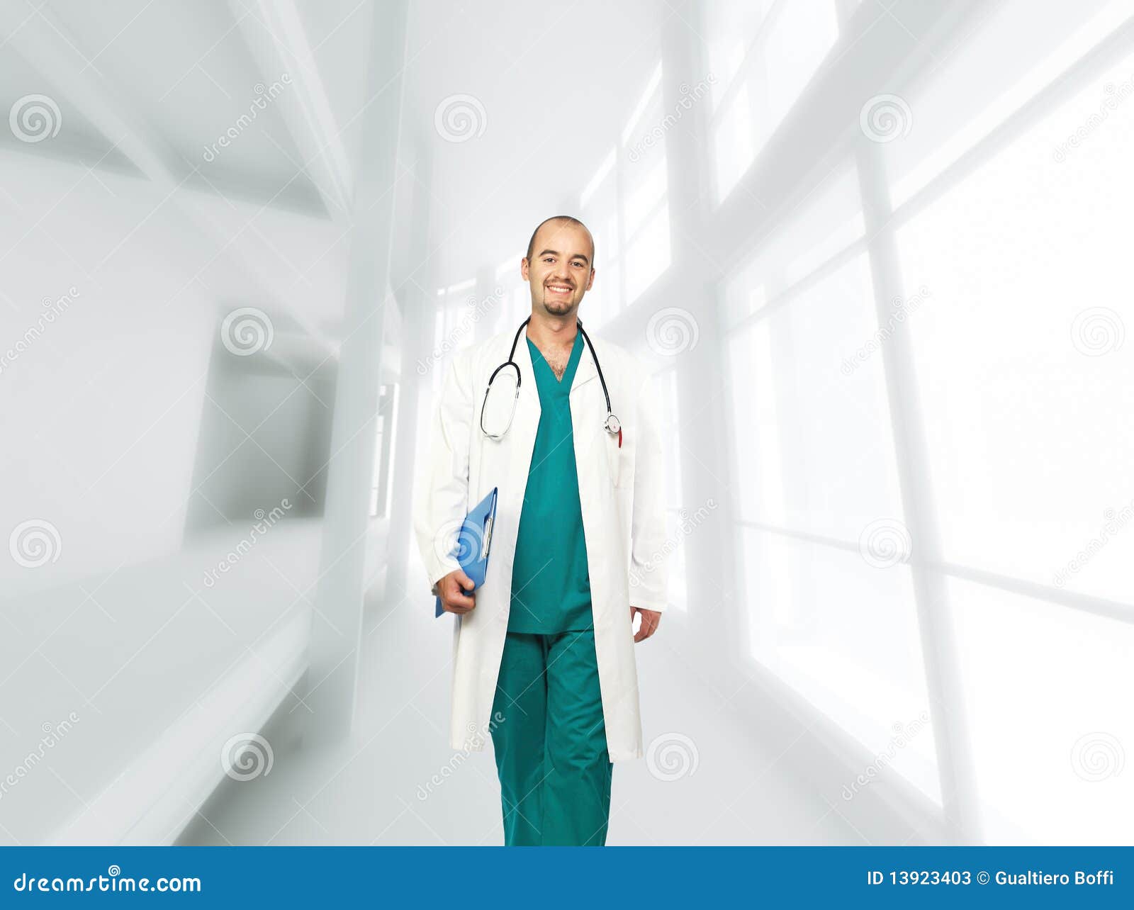 Smiling doctor stock image. Image of heal, caucasian - 13923403
