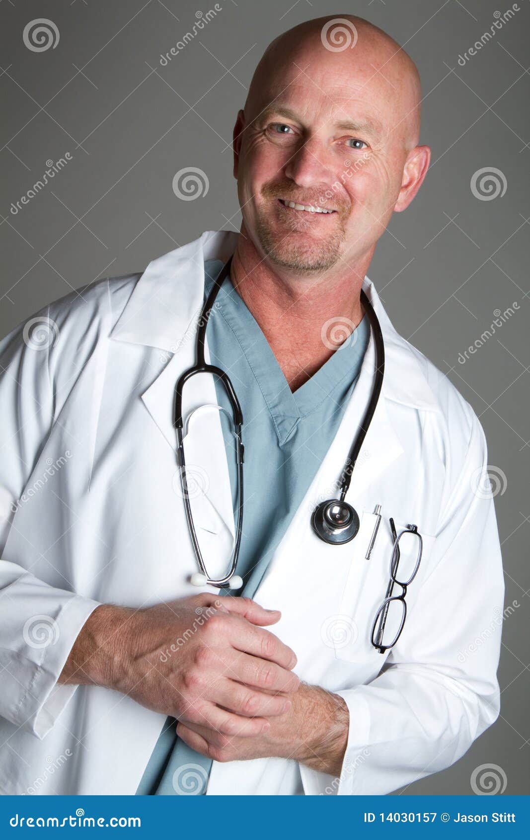 Smiling Doctor stock image. Image of people, nurse, coat - 14030157