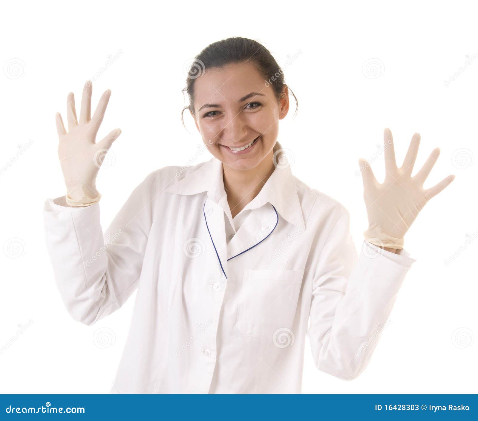 Smiling doctor stock image. Image of protective, career - 16428303