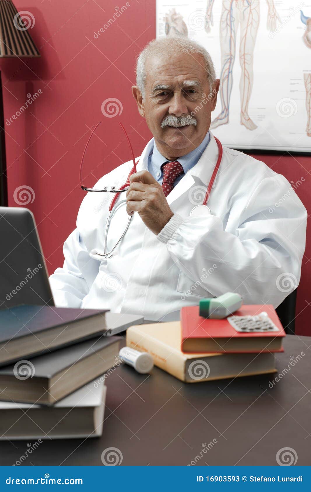 Smiling Doctor stock image. Image of doctor, hair, confident - 16903593