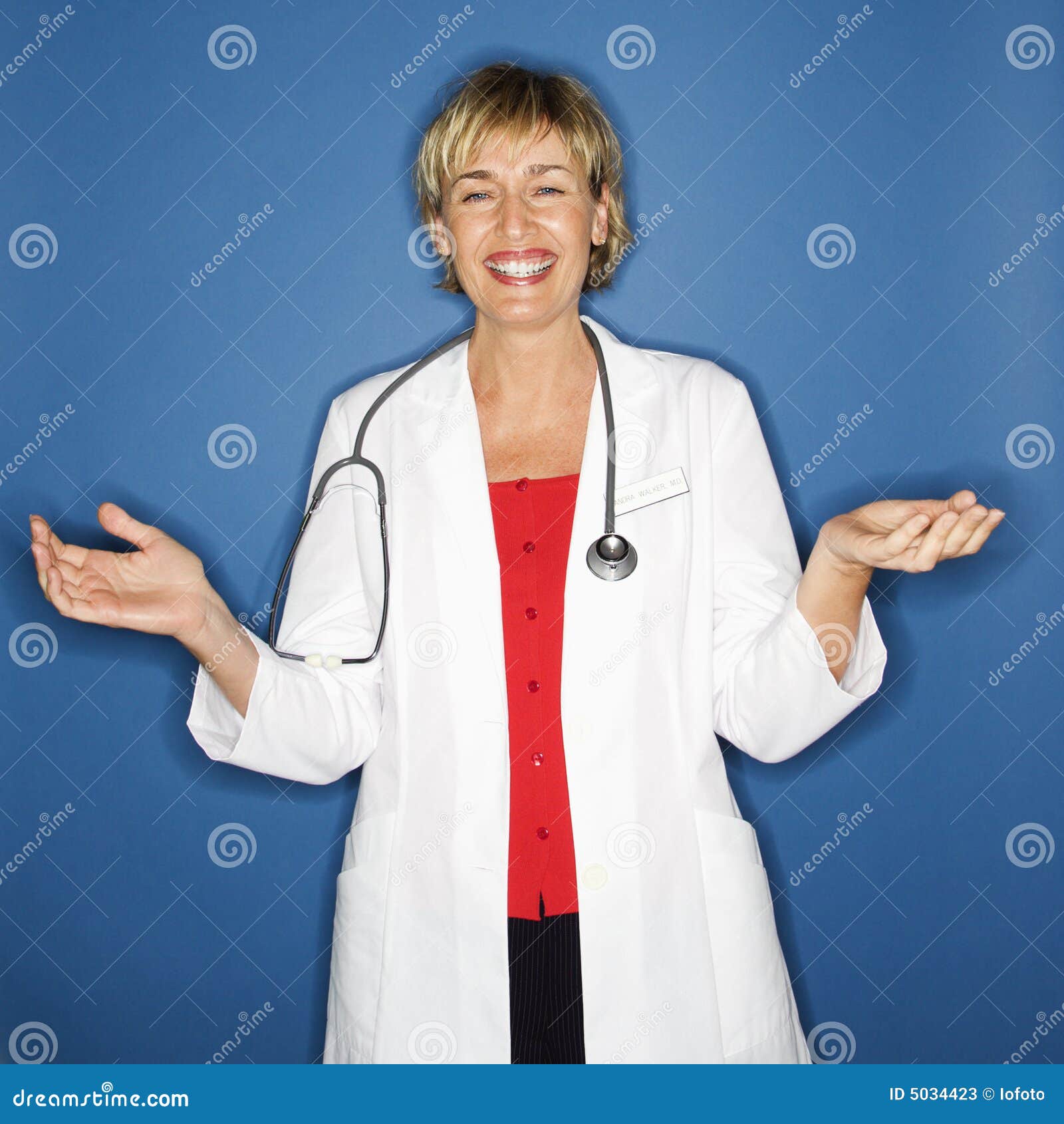 Smiling doctor. stock image. Image of medicine, portrait - 5034423