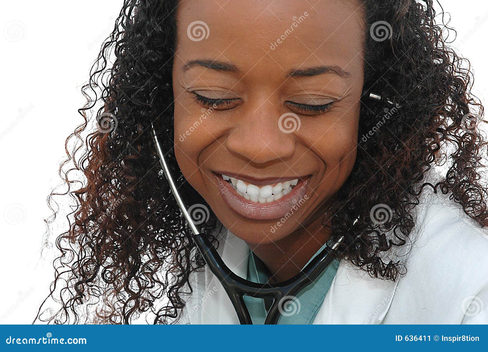 Smiling Doctor Or Nurse Pointing Cardiogram Stock Image | CartoonDealer ...