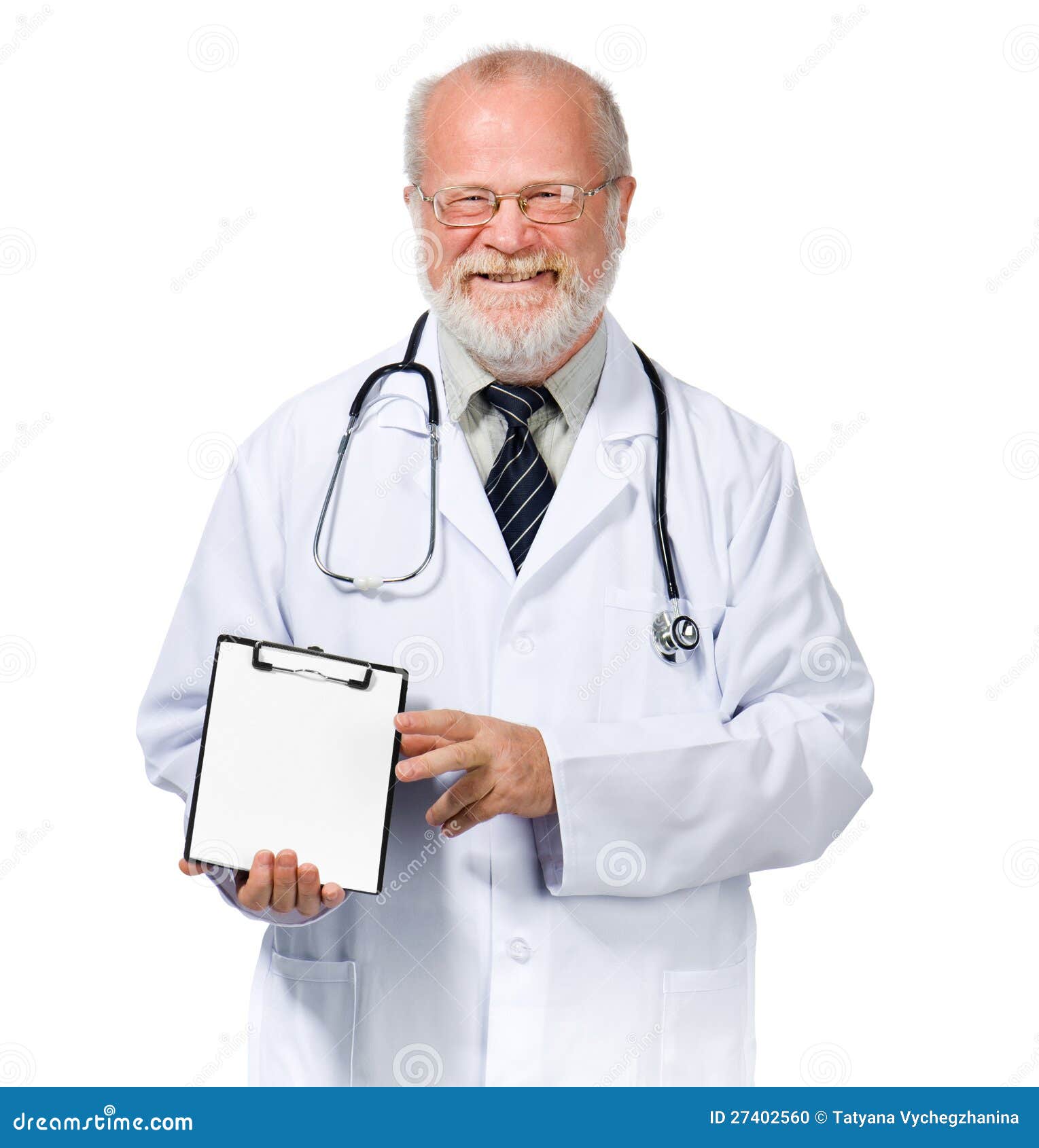 Smiling Doctor with Health Record Stock Photo - Image of patient ...