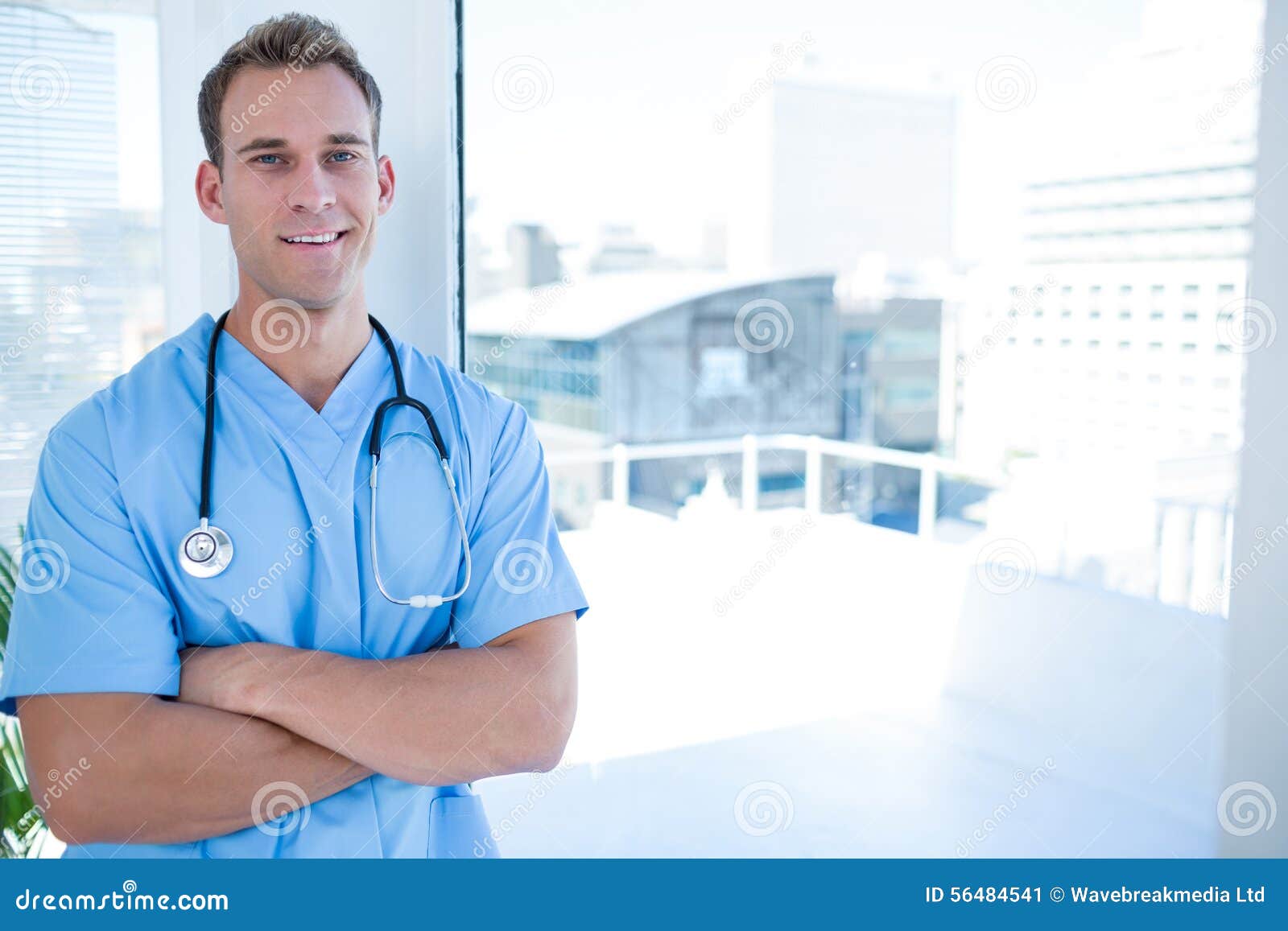 Smiling Doctor Looking at the Camera Stock Image - Image of medical ...