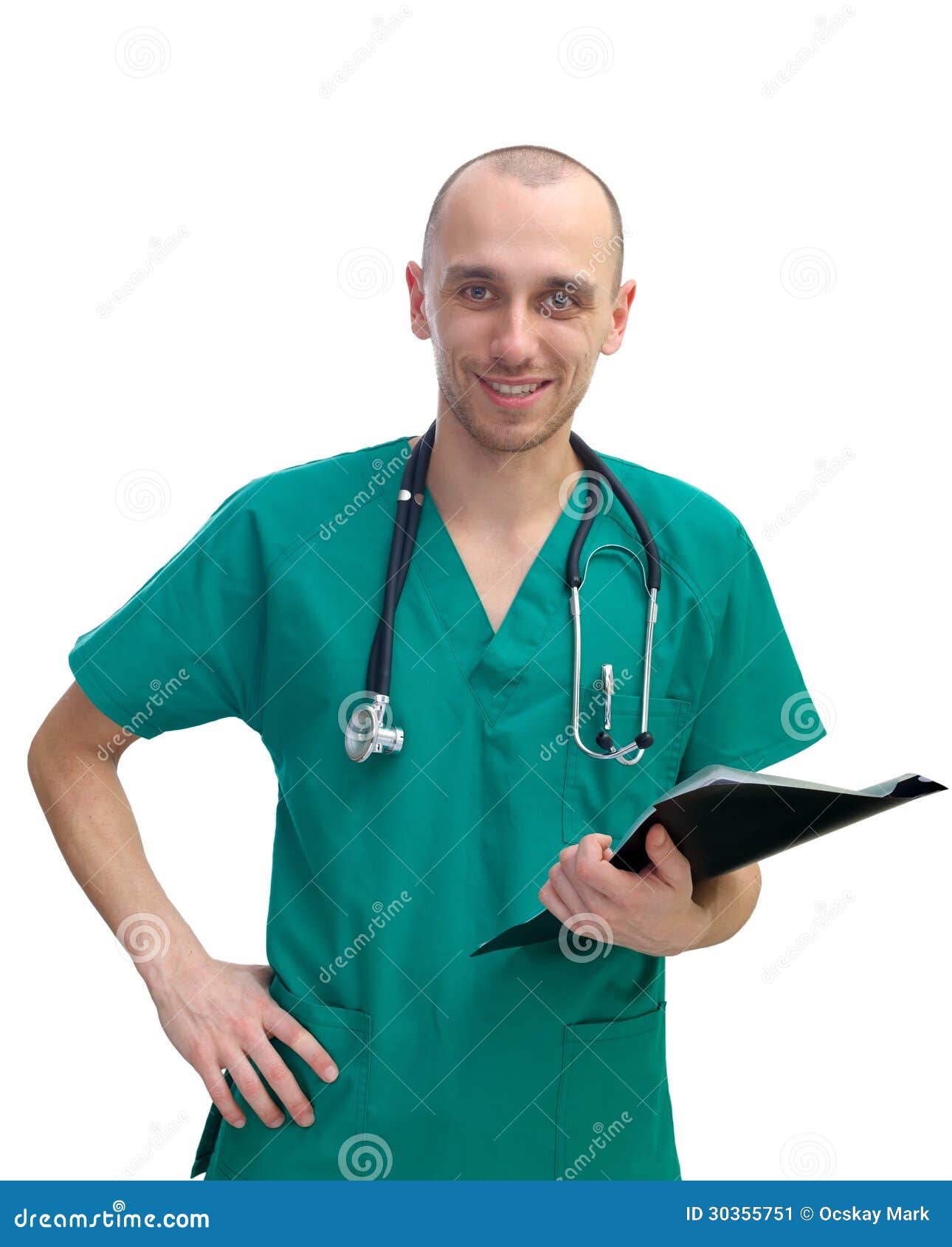Smiling doctor stock image. Image of caucasian, record - 30355751