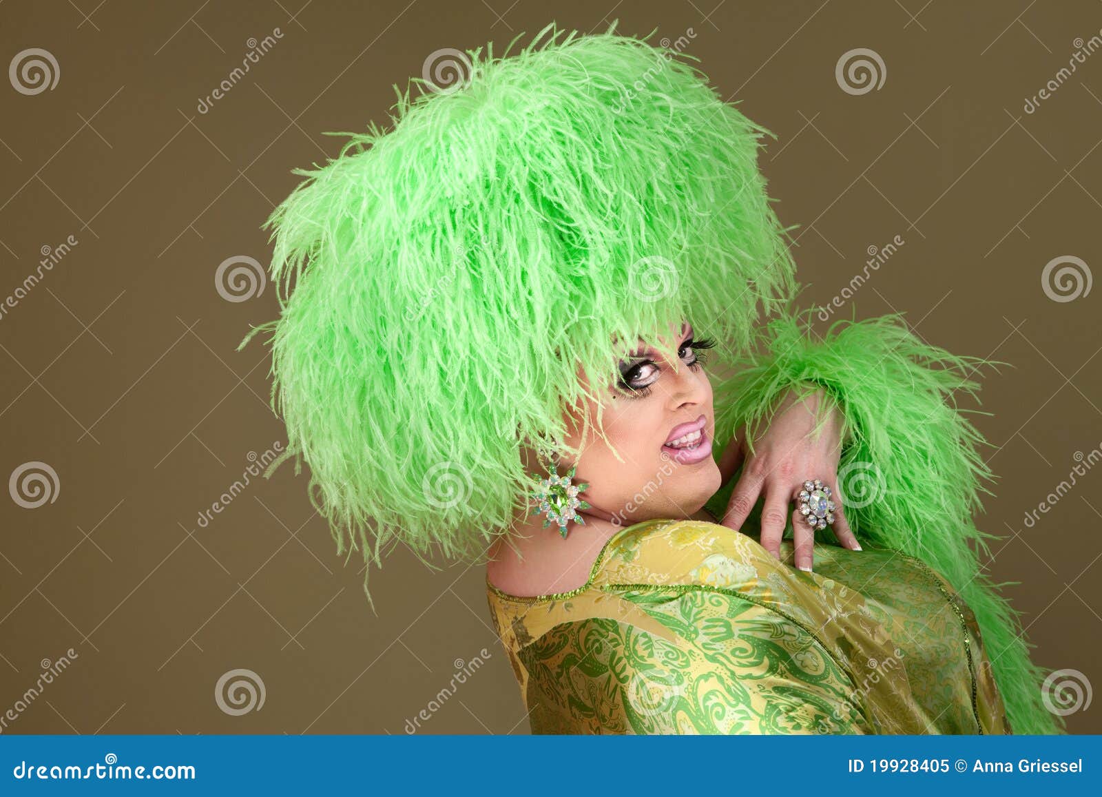 Smiling Drag Queen stock image. Image of beautiful, gesture - 19928405