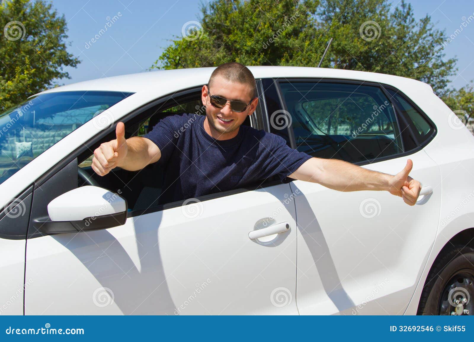 Smiling driver stock photo. Image of smiling, transportation - 32692546