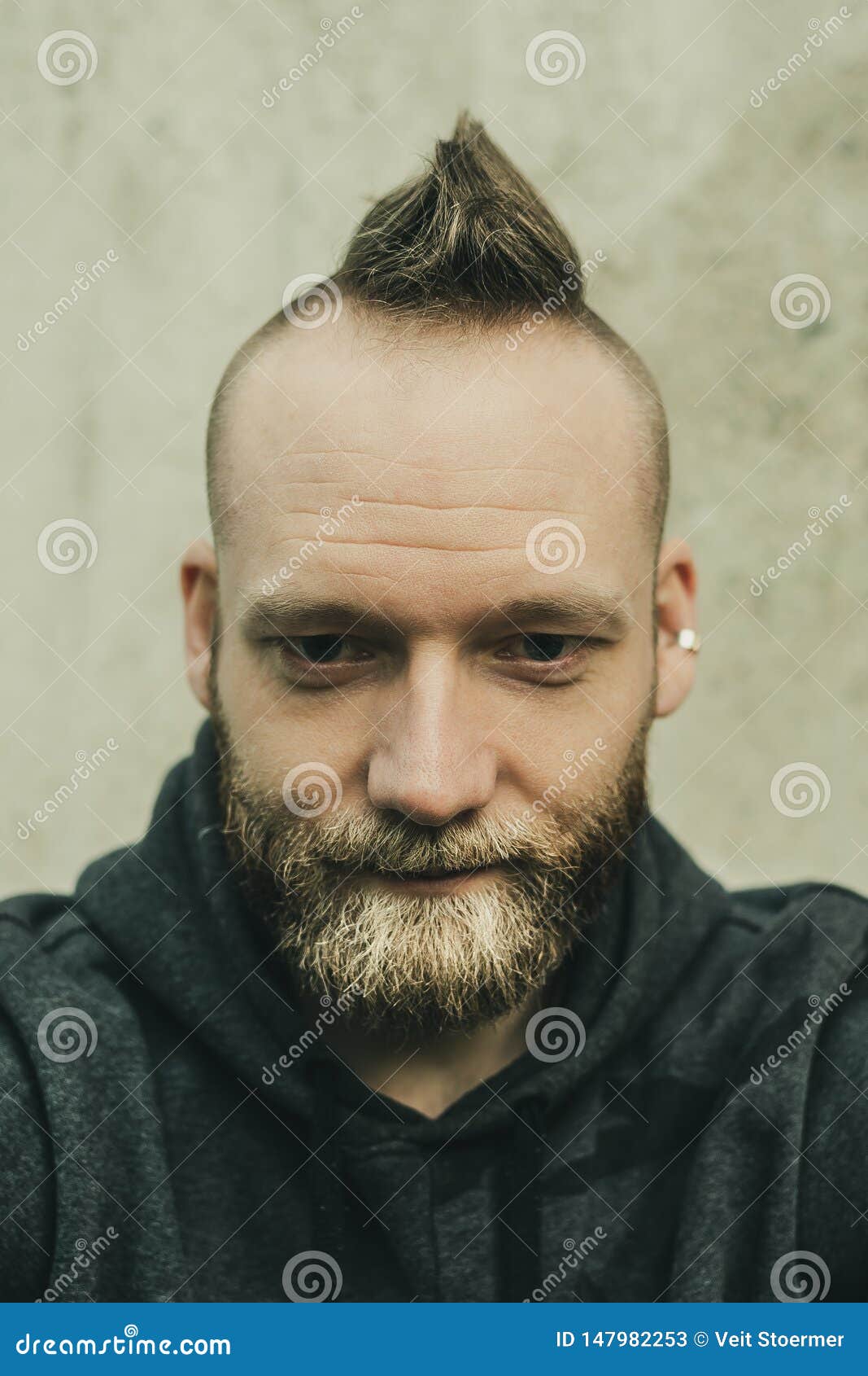 Smiling Dude in Close Up, Looking Down Stock Image - Image of camera ...