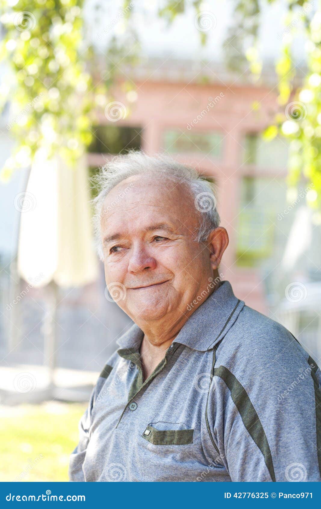 Smiling elderly man stock image. Image of emotion, caucasian - 42776325