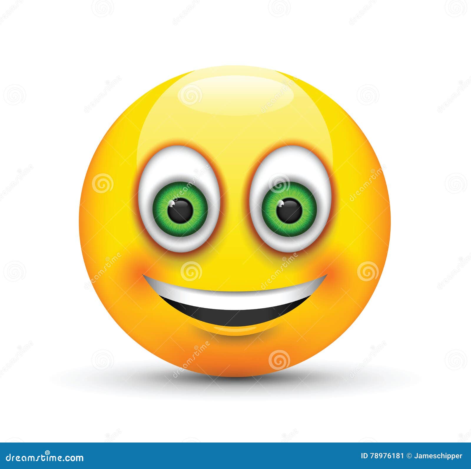 Smiling Emoji With Sunglasses On Yellow Background - Vector Design ...