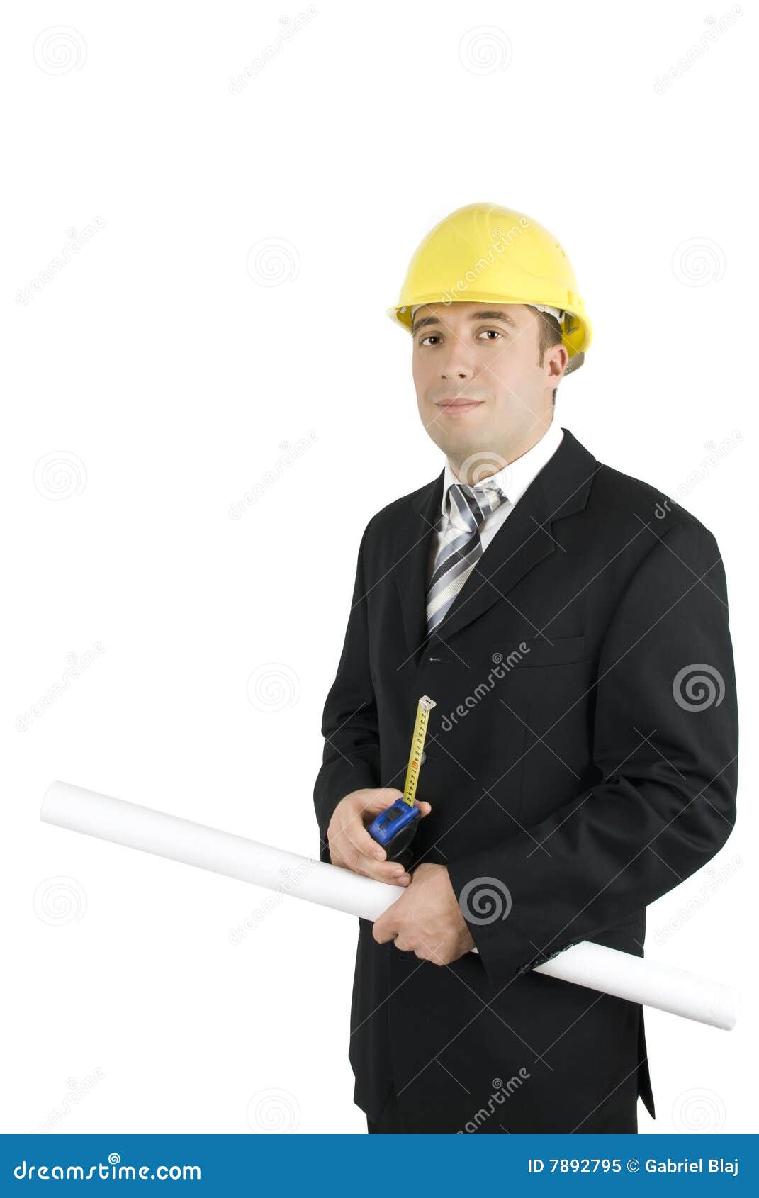 Smiling engineer stock image. Image of businesspeople - 7892795