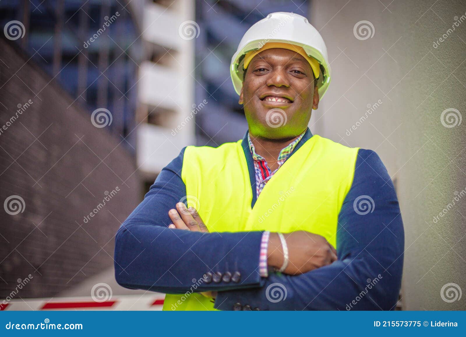 Engineer Standing on the Street Stock Image - Image of leisure, male ...