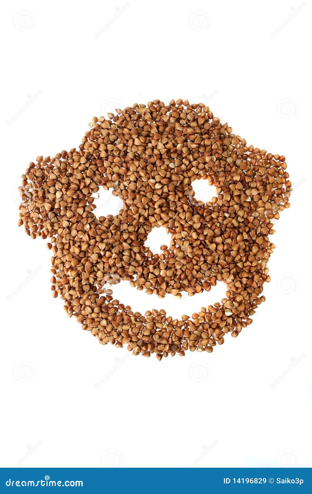 Smiling face stock image. Image of grain, object, buckwheat - 14196829