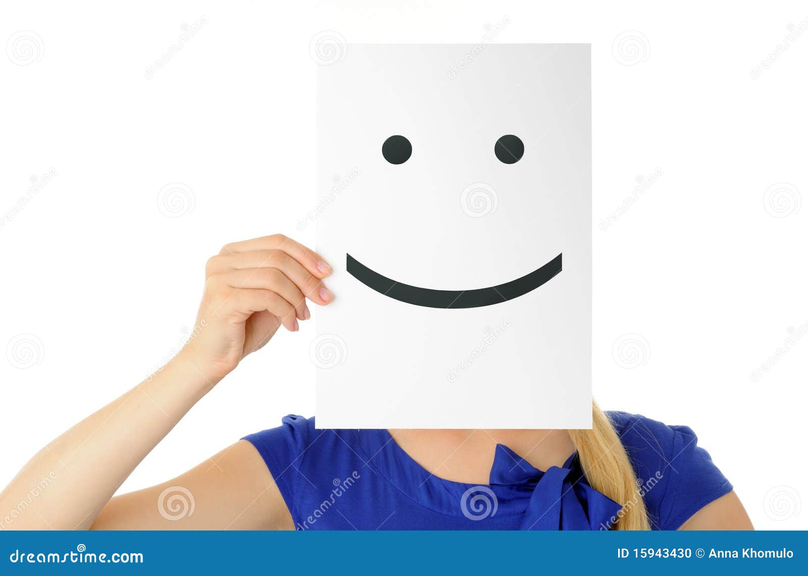 Smiling face stock photo. Image of paper, expression - 15943430