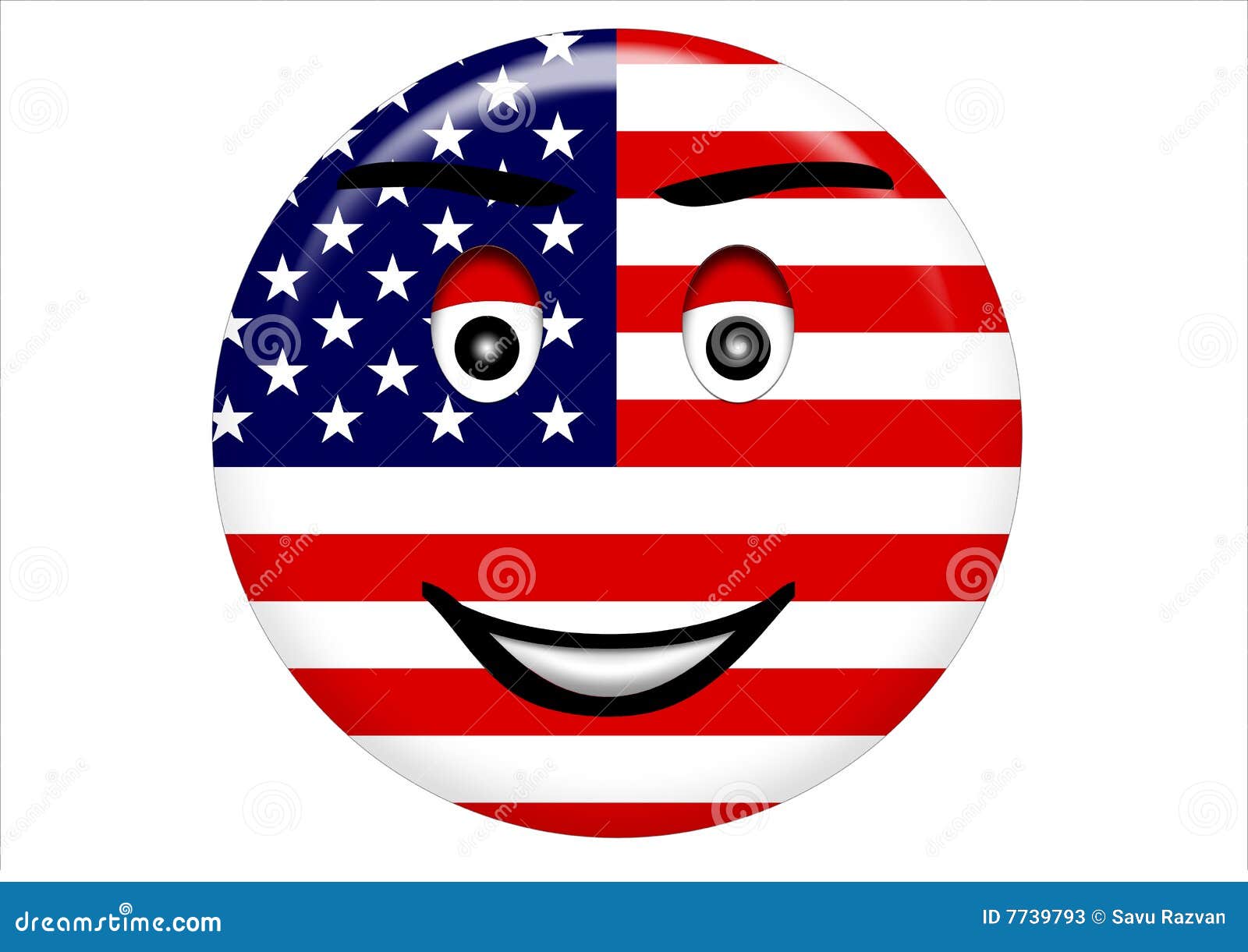 Smiley Waving White Flag Personas Con Banderas Stock Photos, Royalty