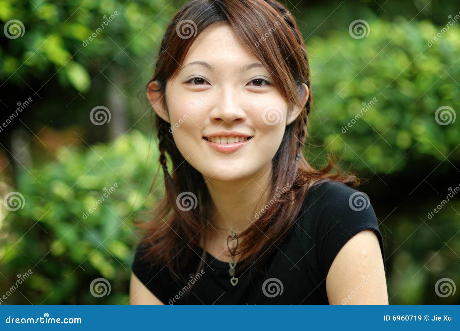 Smiling Face of an Asian Girl Stock Image - Image of smile, portrait ...