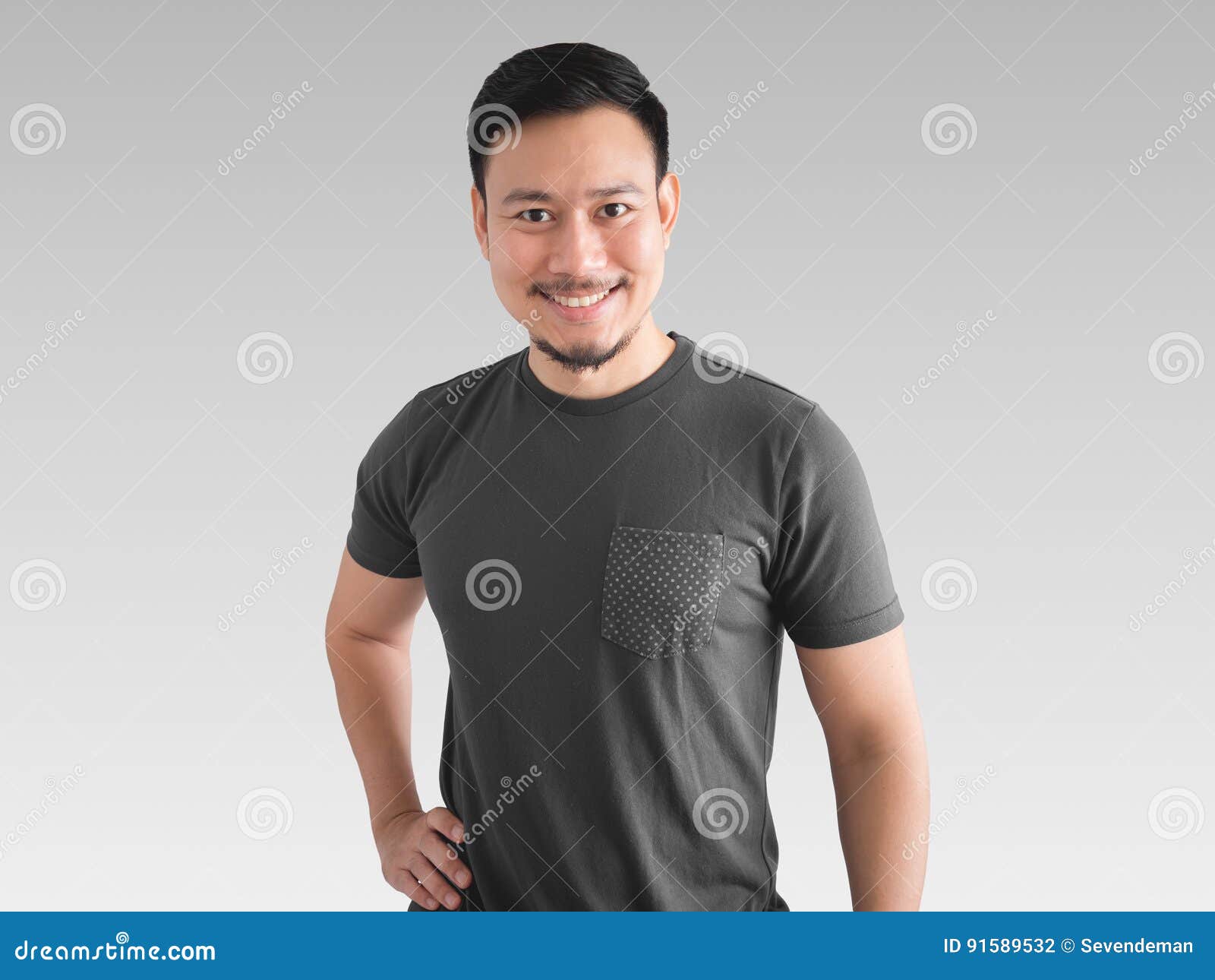 Smiling Face and Confidence Pose of Man. Stock Photo - Image of ...