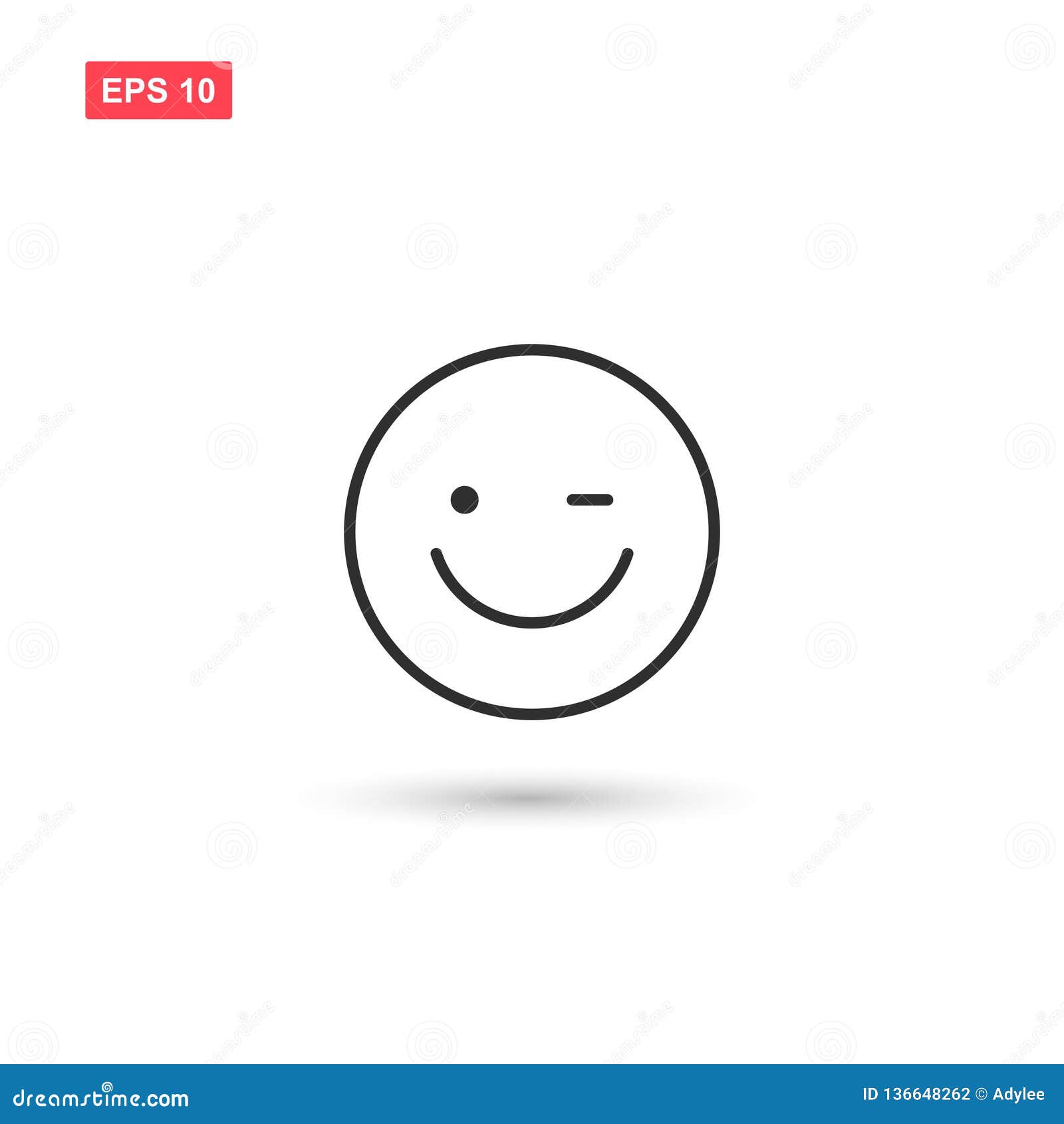 Smiling Face Icon Vector Design Isolated Stock Vector - Illustration of ...