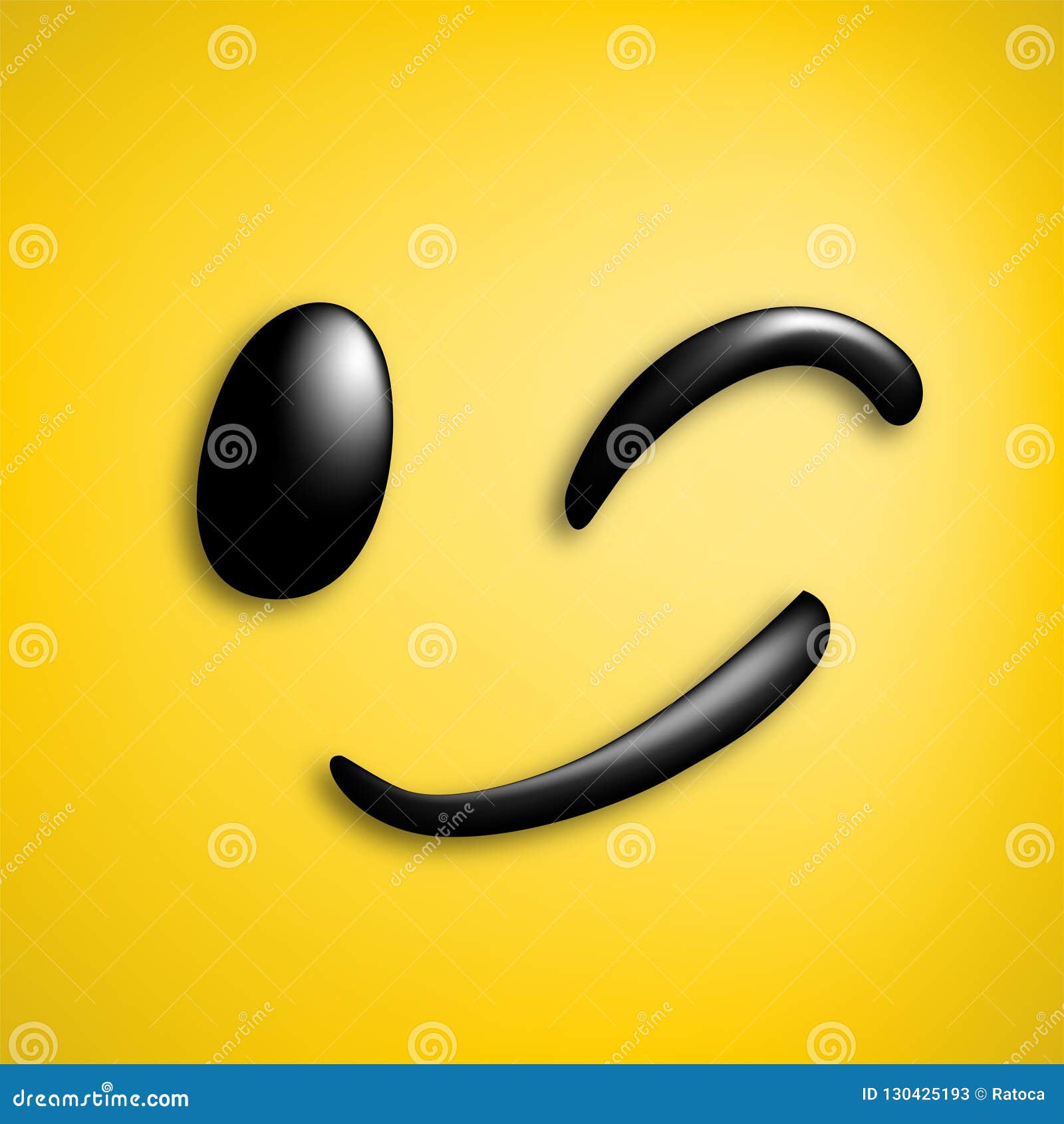 Smiling face illustration stock vector. Illustration of expression ...
