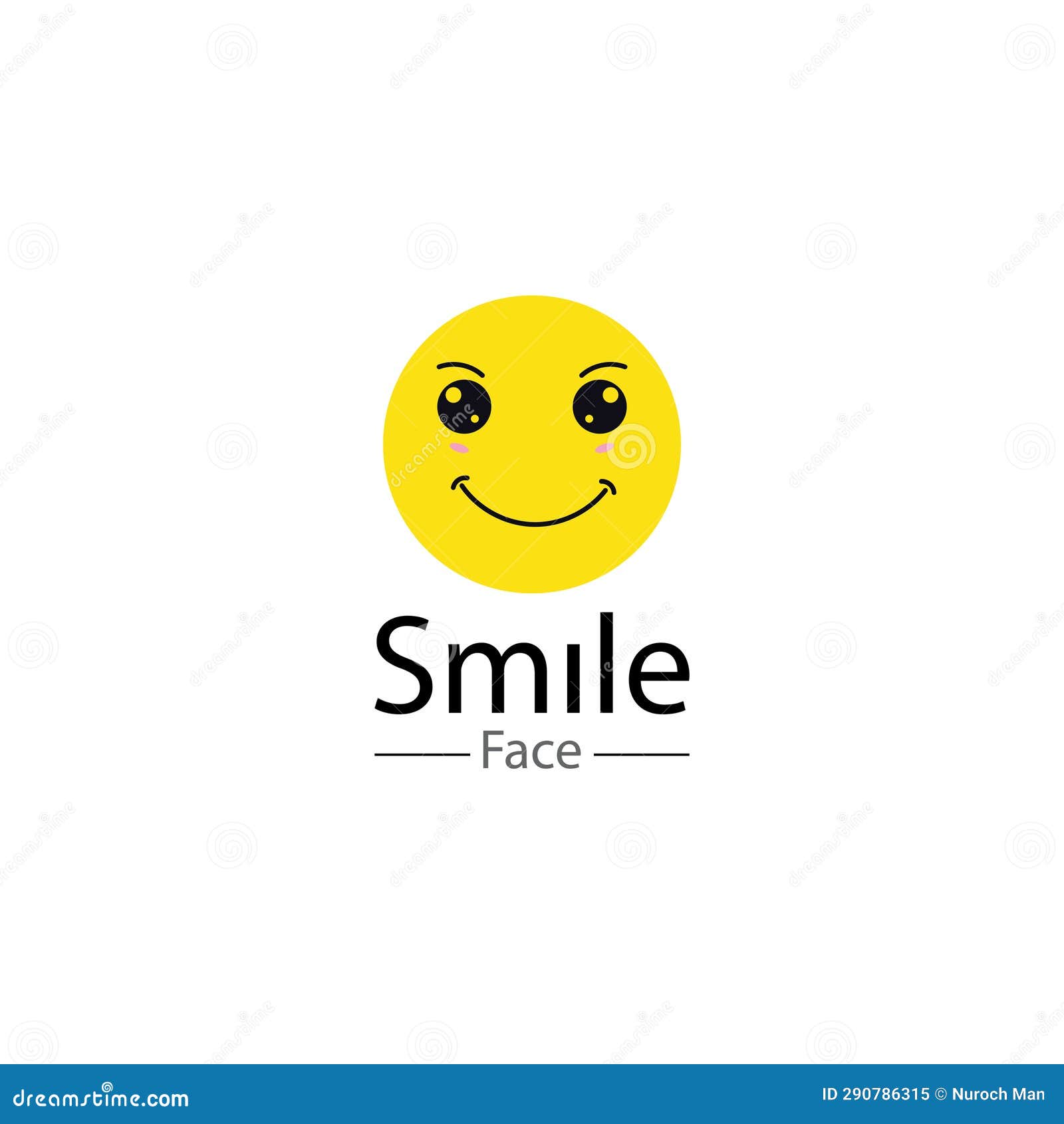 Smiling Face Logo Line Vector Icon Stock Vector - Illustration of line ...