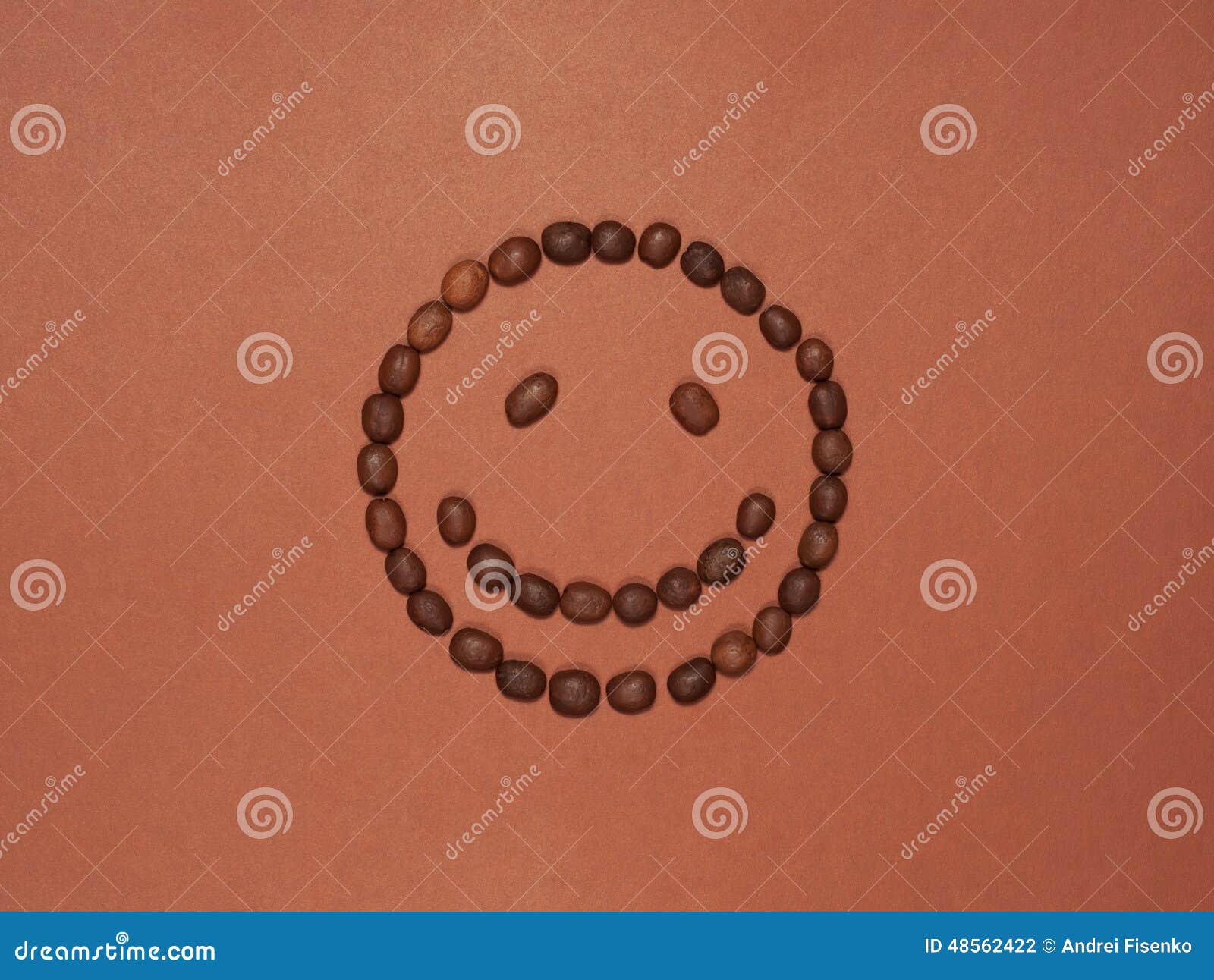 Smiling Face Made of Coffee Beans Stock Photo - Image of laugh, cafe ...