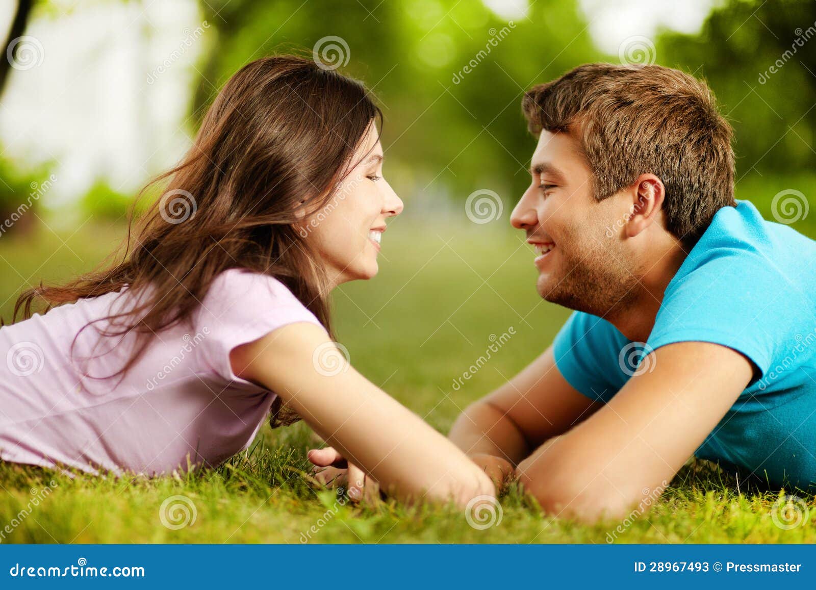 Smiling face to face stock image. Image of relations - 28967493