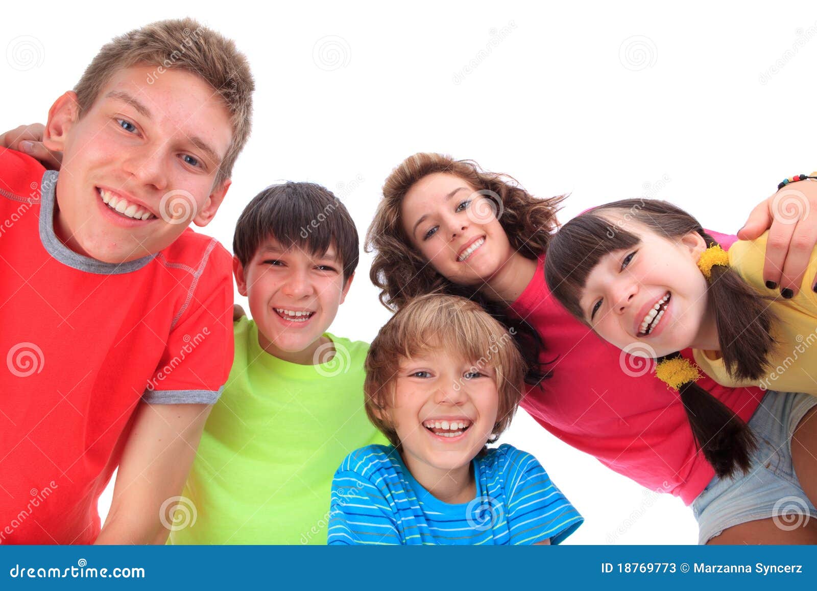 Smiling faces of children stock image. Image of pretty - 18769773