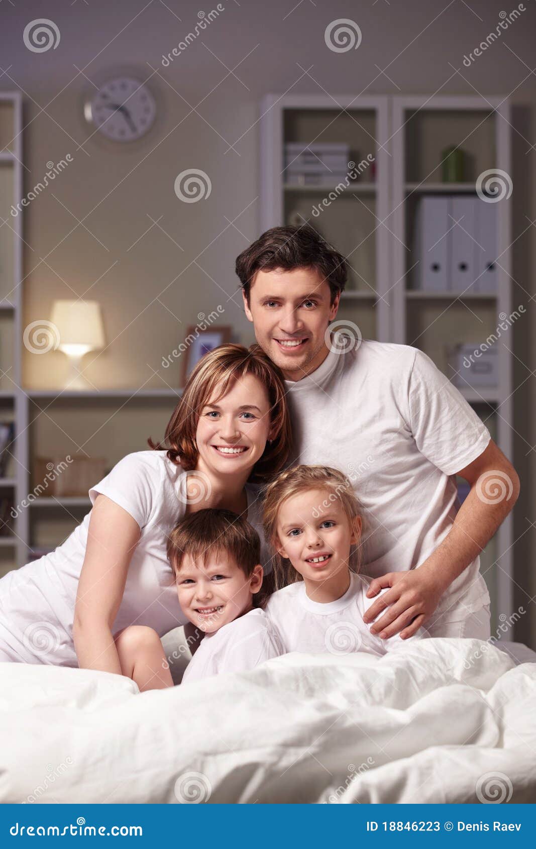 Smiling family stock image. Image of parent, people, caucasian - 18846223