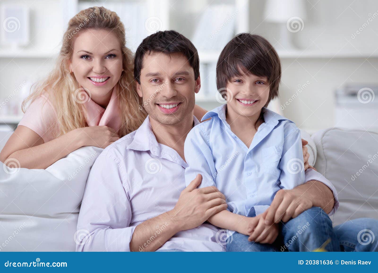 Smiling family stock photo. Image of people, mother, positivity - 20381636