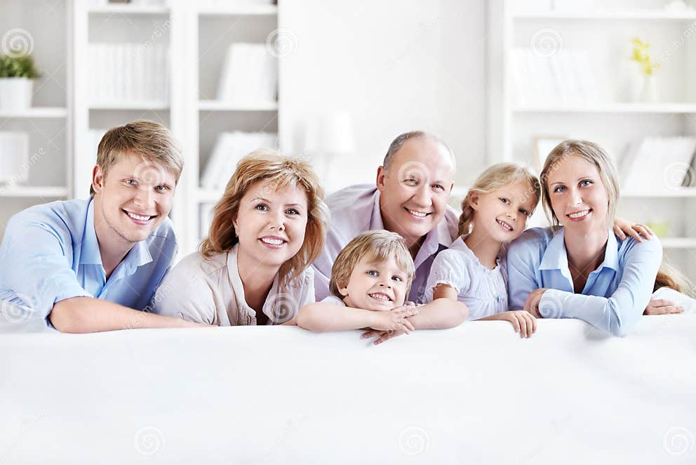 Smiling family stock photo. Image of generations, father - 20666096