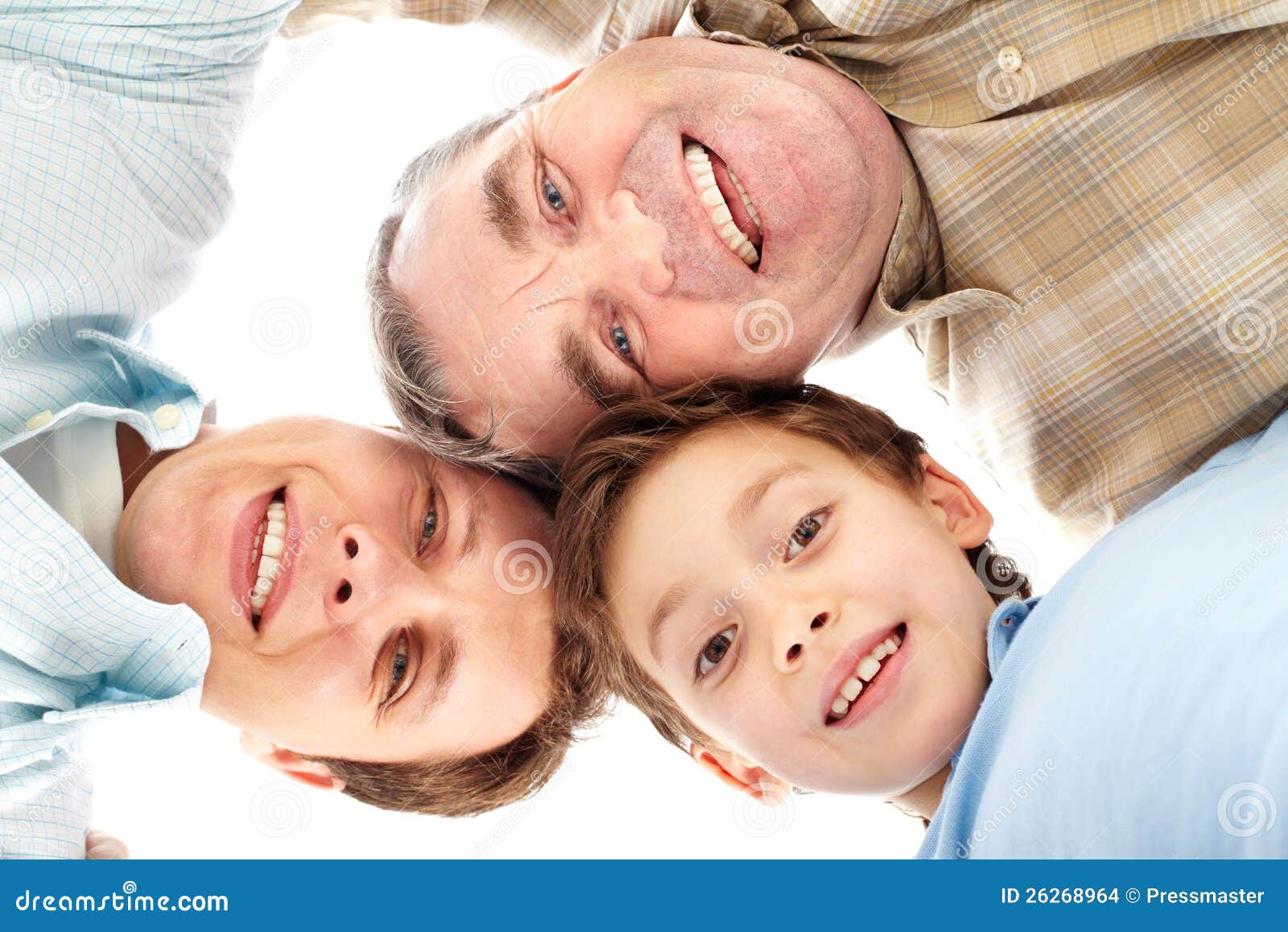 Smiling family stock photo. Image of expression, adult - 26268964