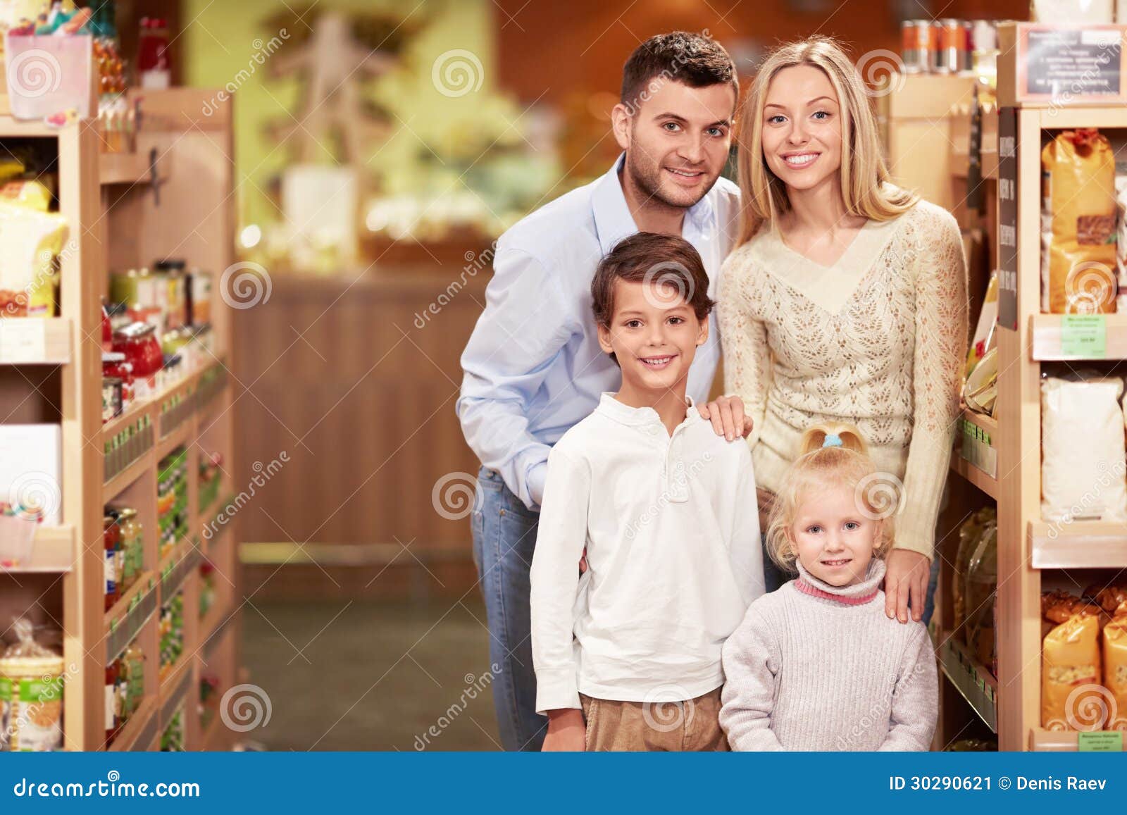 In the store stock image. Image of parent, happiness - 30290621