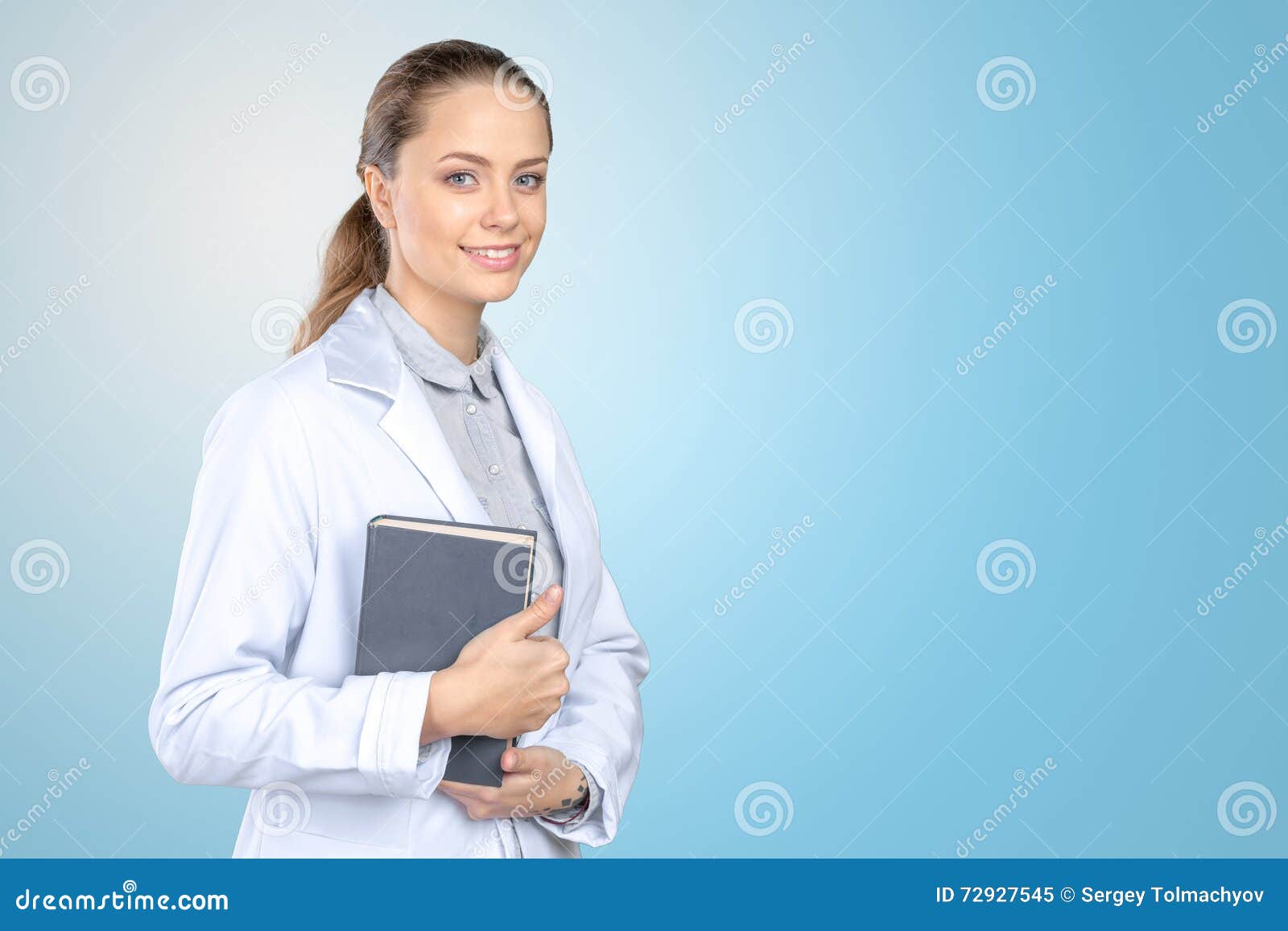 Smiling female doctor stock image. Image of health, female - 72927545