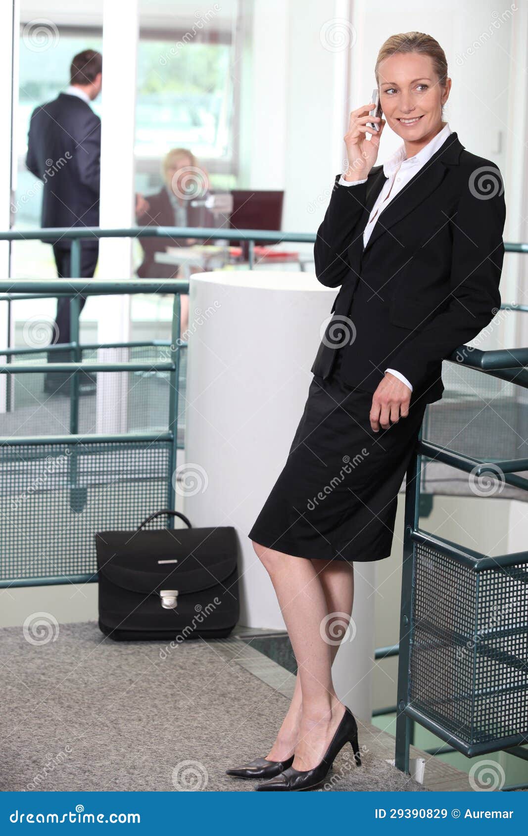 Smiling female executive stock image. Image of businesswoman - 29390829