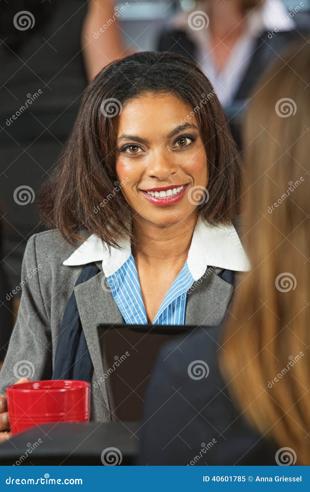 Smiling Female Executive stock image. Image of friend - 40601785