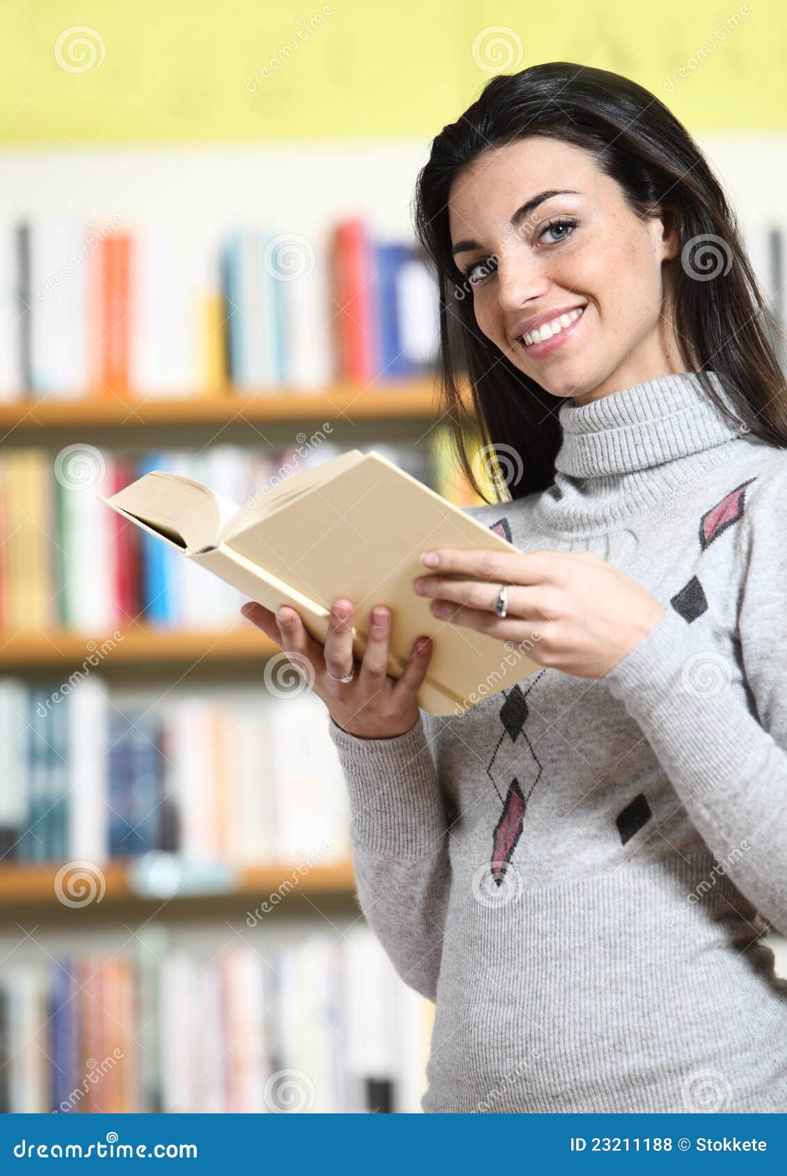 Smiling female student stock photo. Image of adult, pretty - 23211188