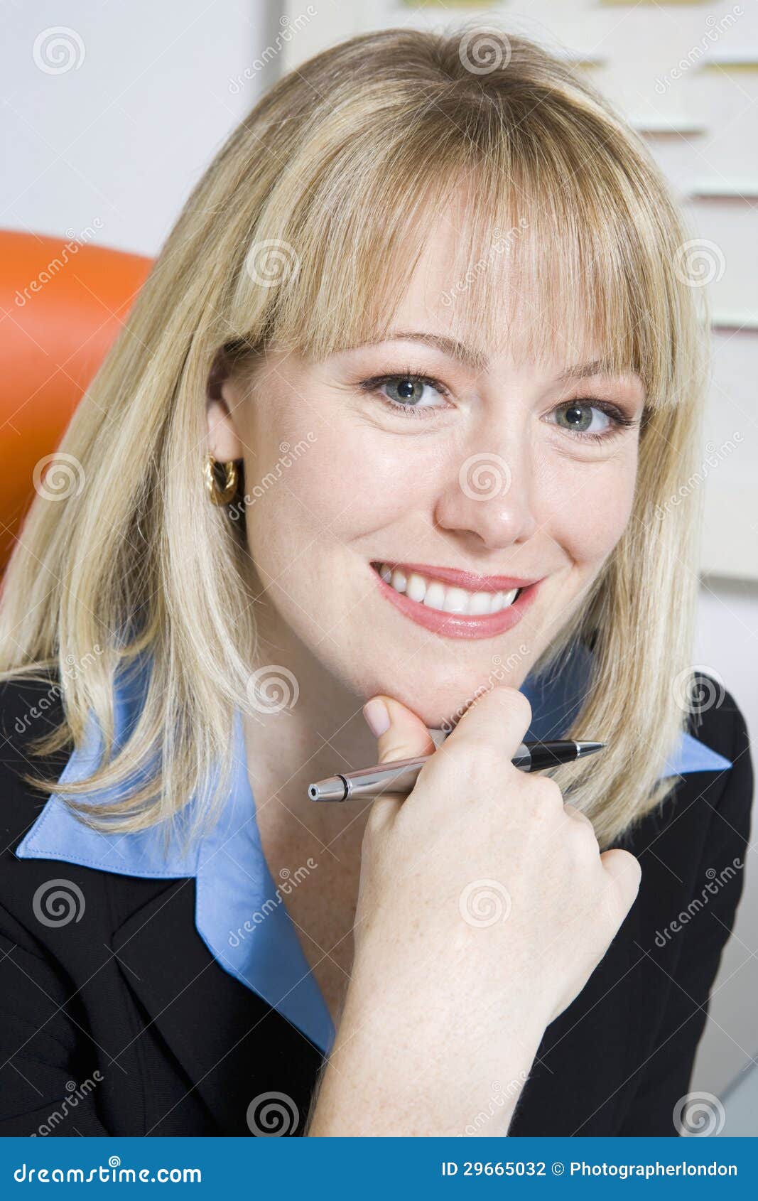 Smiling Financial Advisor stock photo. Image of looking - 29665032