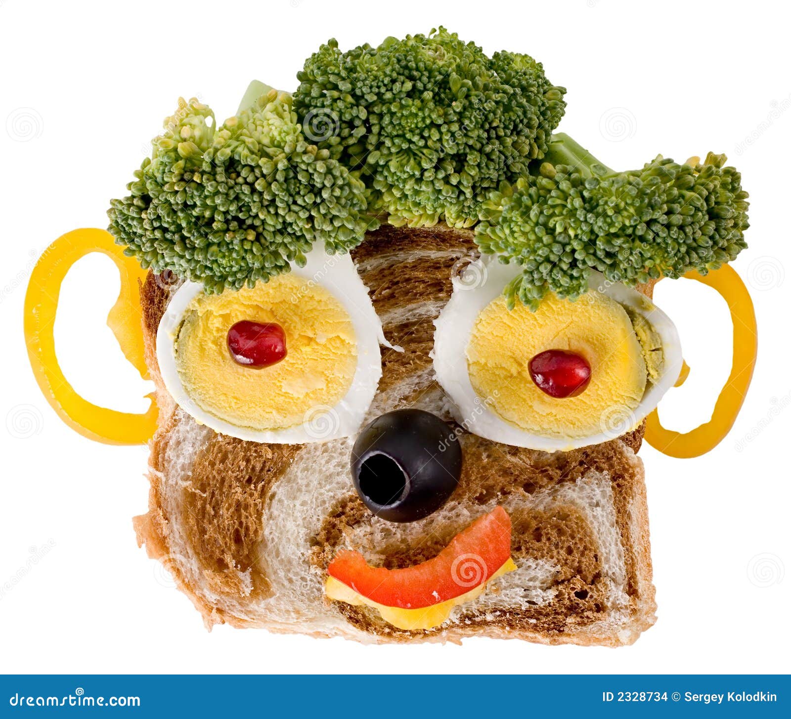 Smiling food face stock photo. Image of vegetable, nair - 2328734