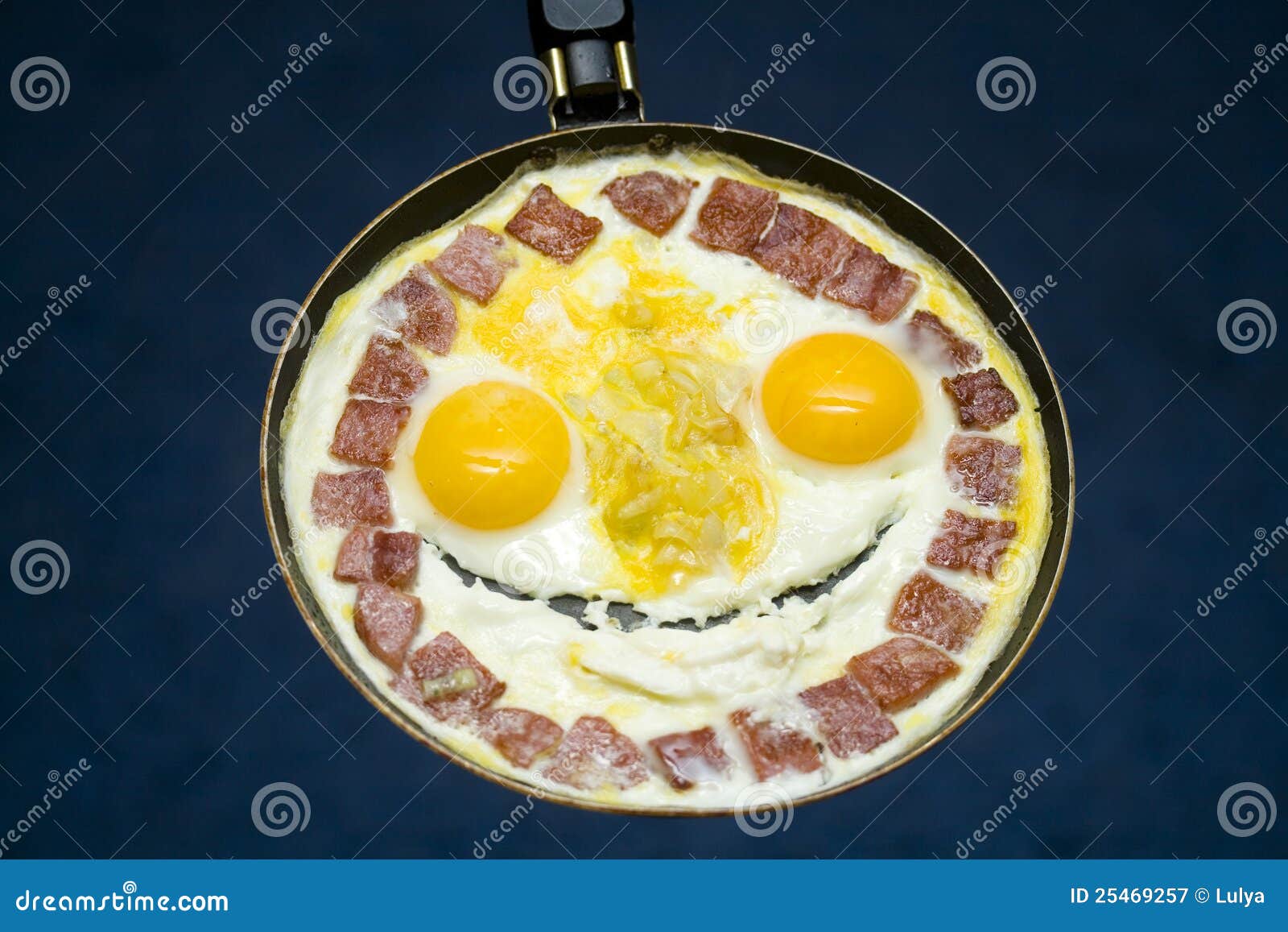 Smiling fried eggs stock image. Image of cooking, happy - 25469257
