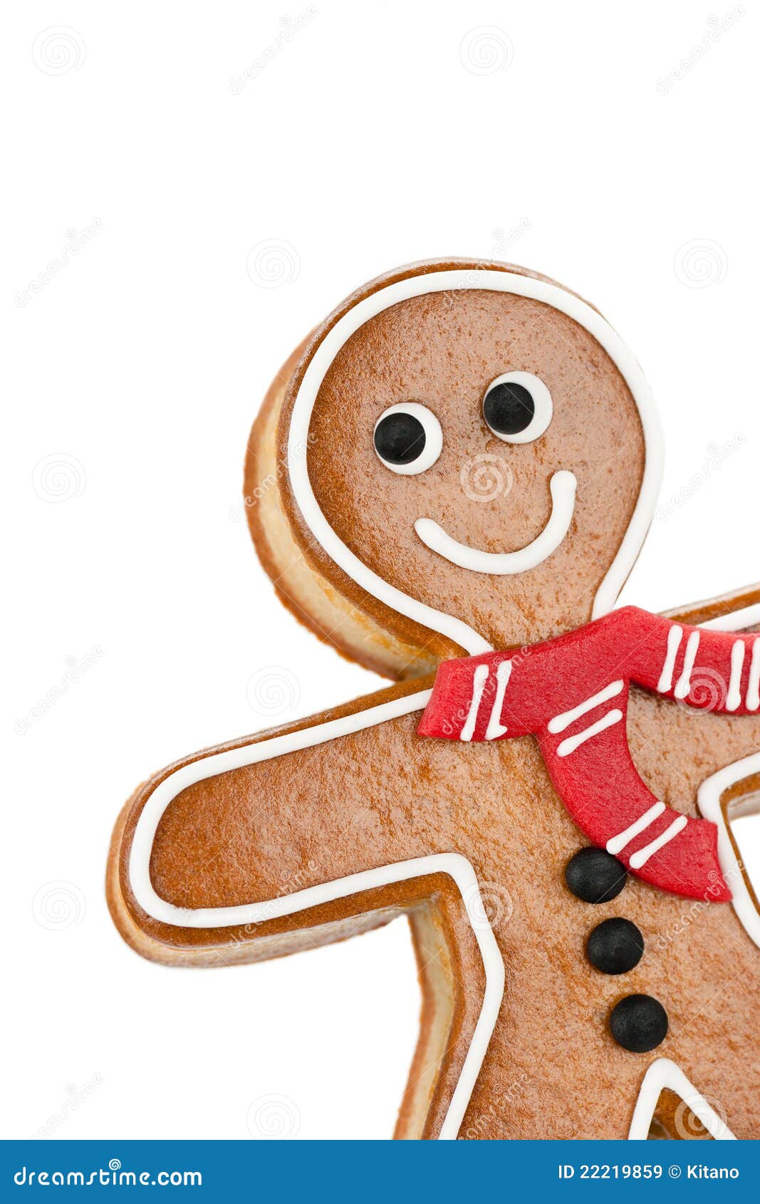Smiling Gingerbread Man stock image. Image of bakery - 22219859