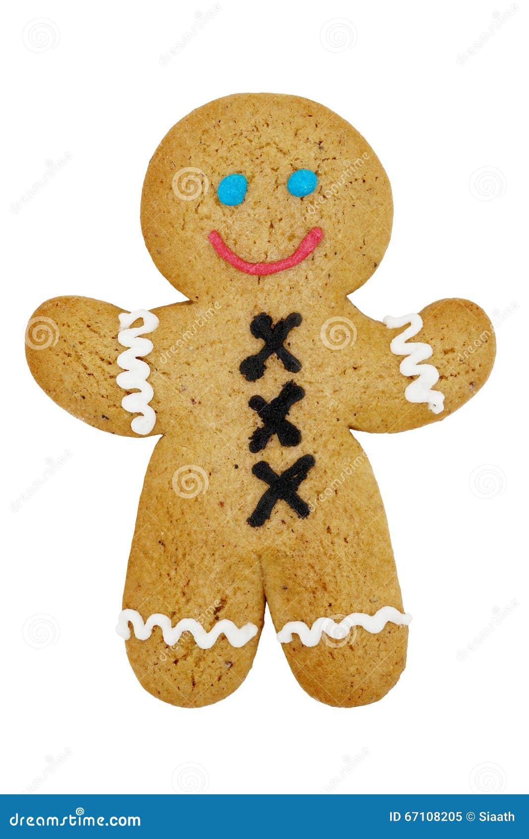 Smiling Gingerbread Man stock image. Image of smiling - 67108205