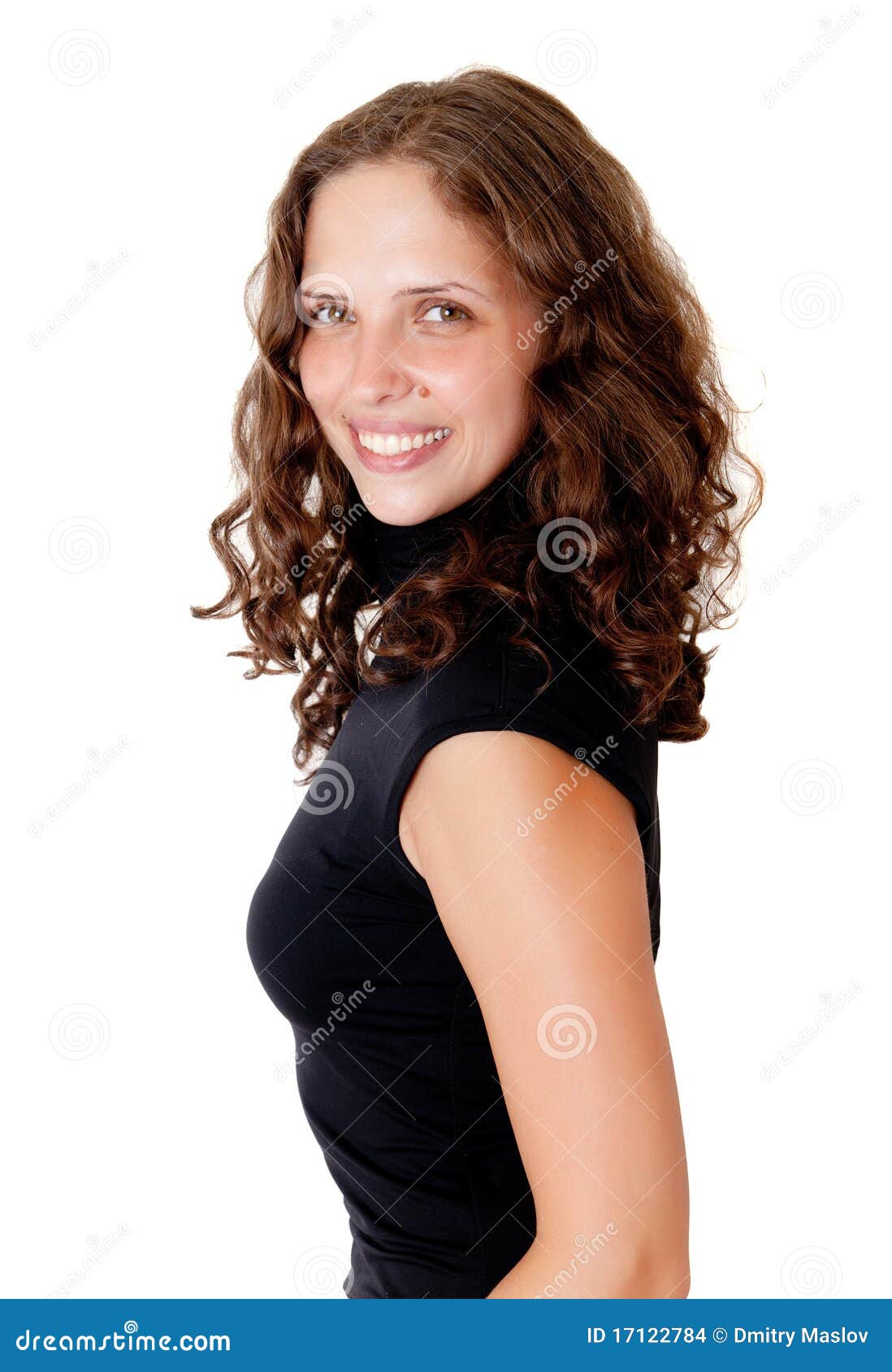 Smiling girl stock photo. Image of women, isolated, person - 17122784