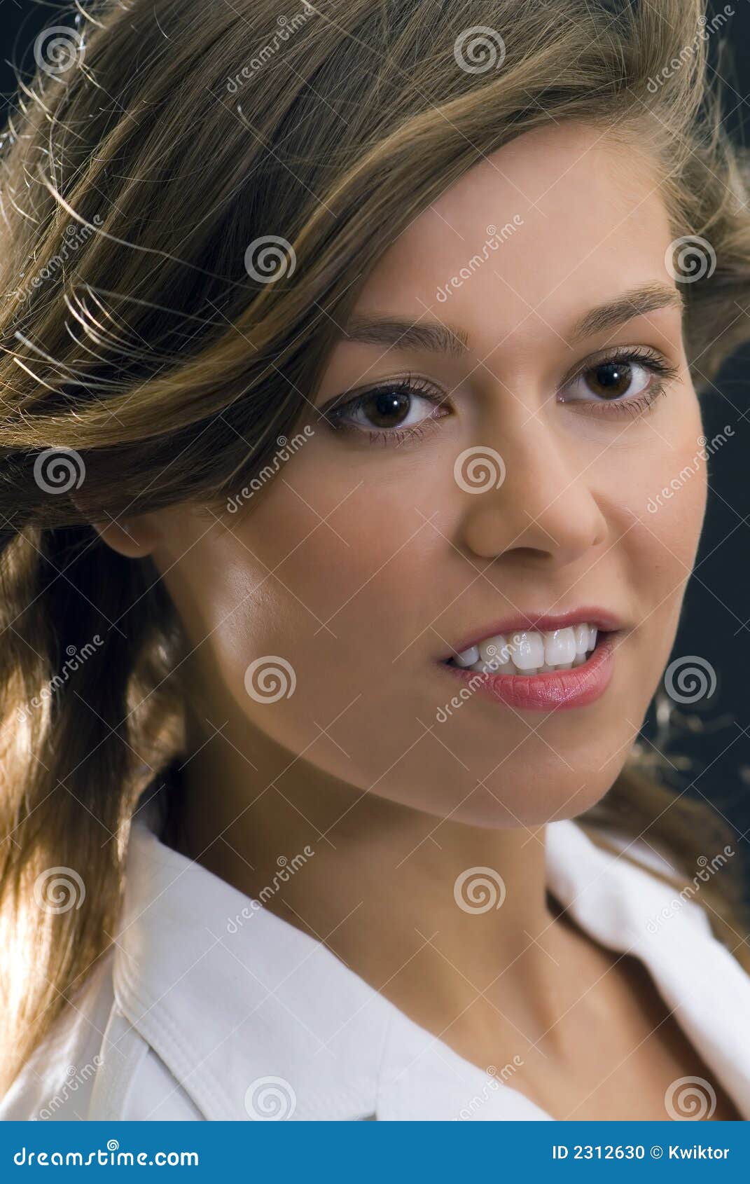 Smiling girl stock photo. Image of mouth, beautiful, expressive - 2312630