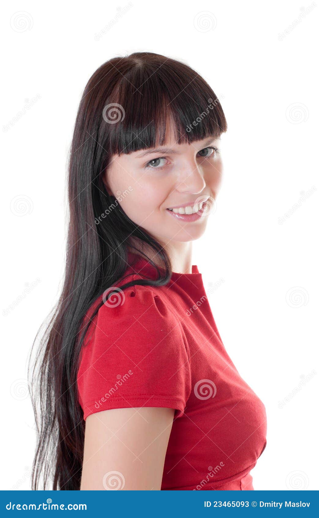 The smiling girl stock image. Image of young, woman, carefree - 23465093