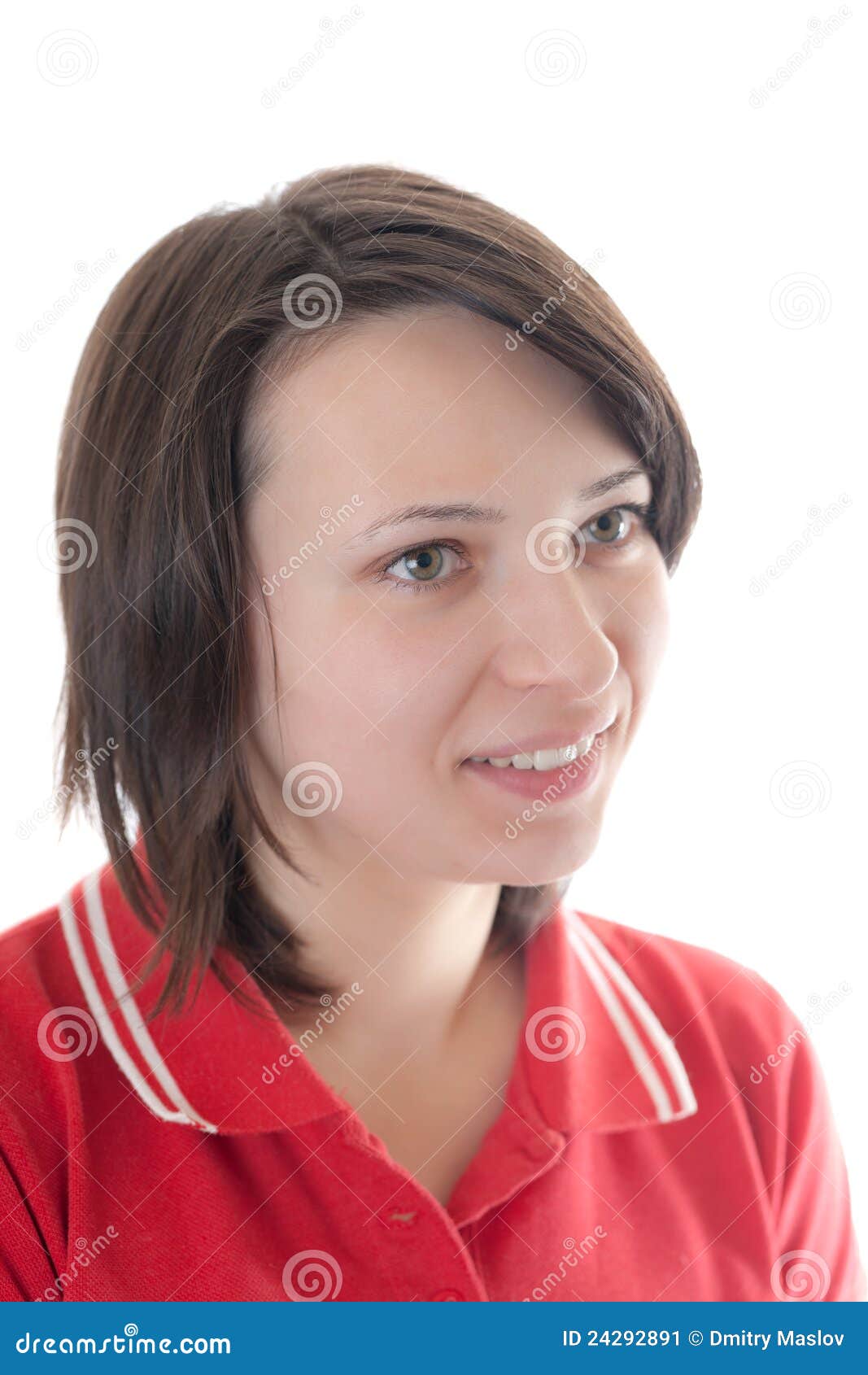 The smiling girl stock image. Image of eyes, adults, face - 24292891