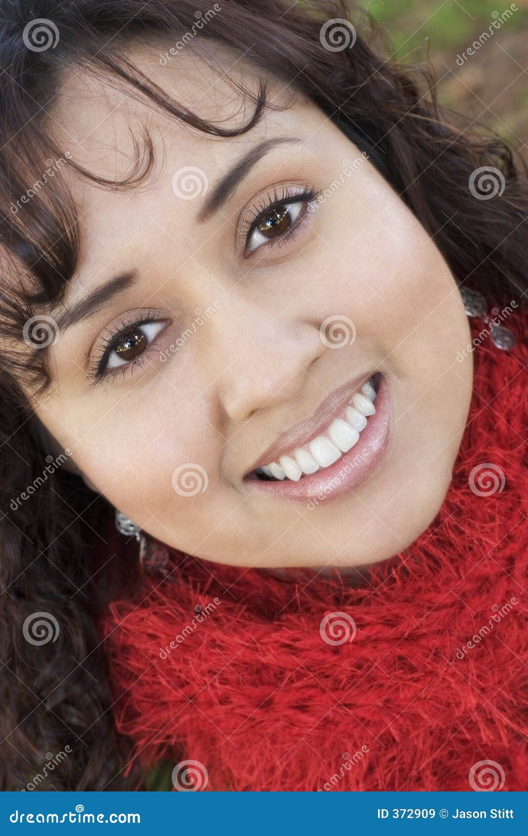 Smiling Girl stock image. Image of beauty, people, winter - 372909