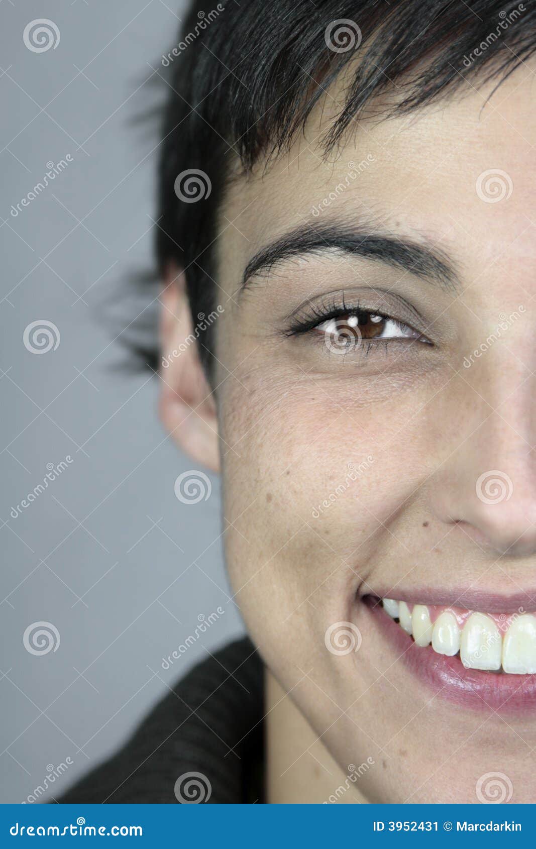 Smiling girl stock image. Image of close, smile, glad - 3952431