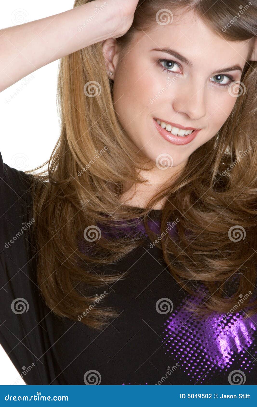 Smiling Girl stock photo. Image of women, smile, happy - 5049502