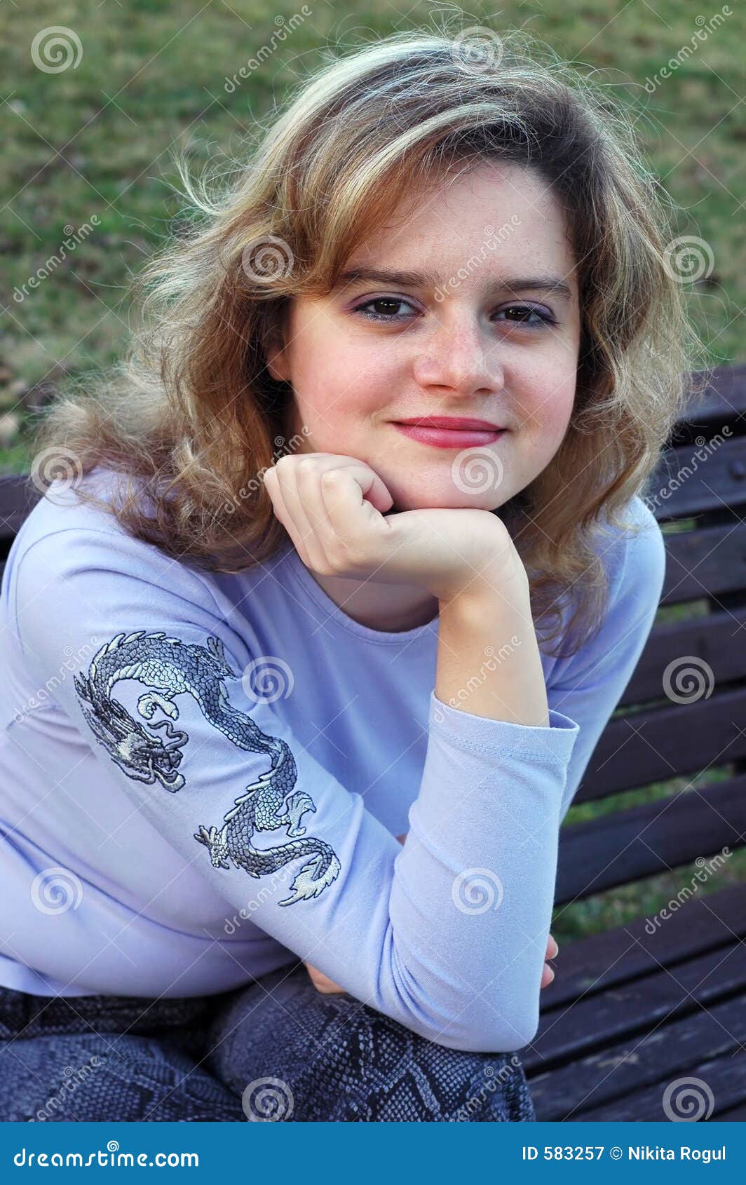 Smiling girl stock image. Image of skin, people, lady, girls - 583257