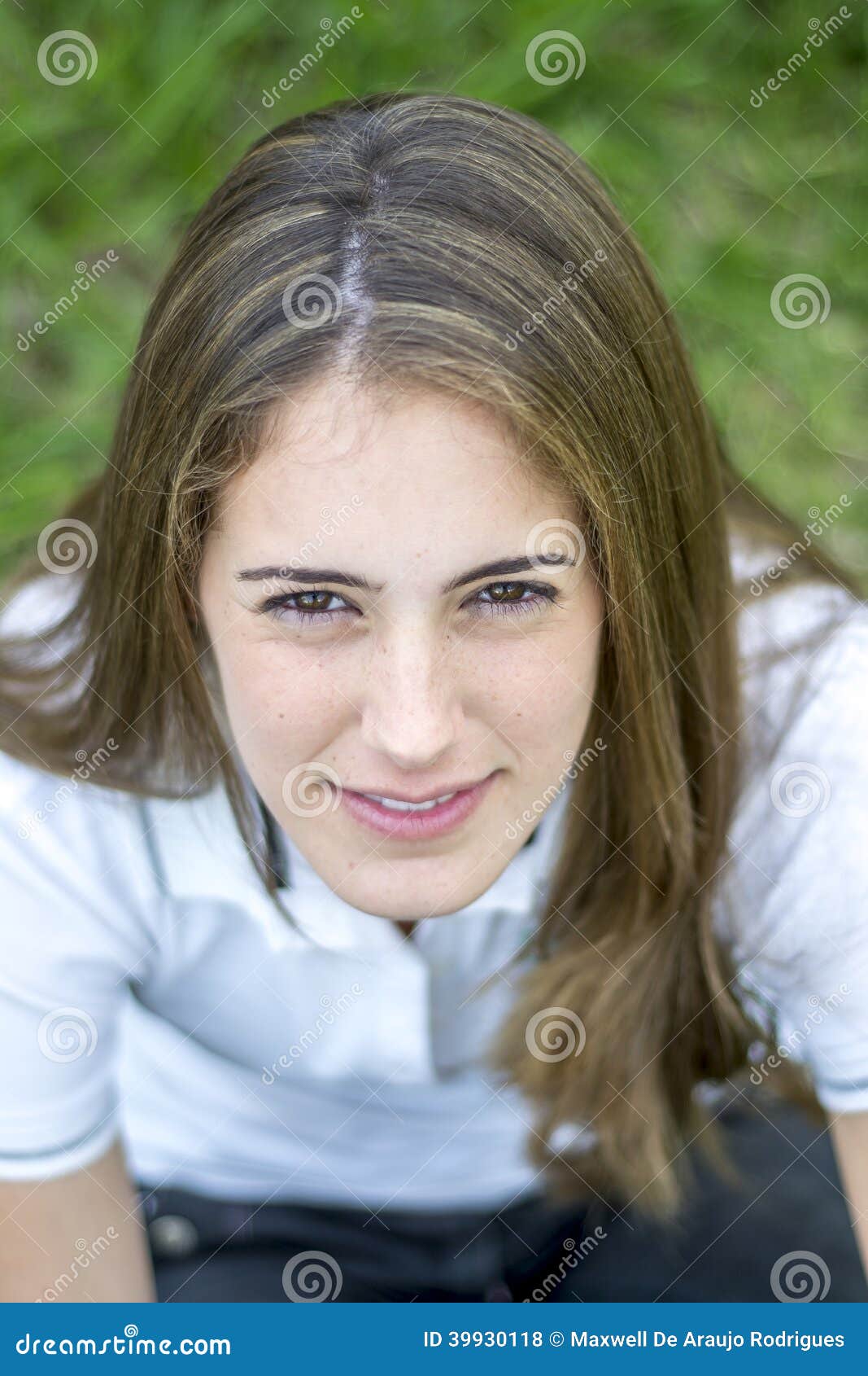 Smiling girl stock photo. Image of attractive, female - 39930118